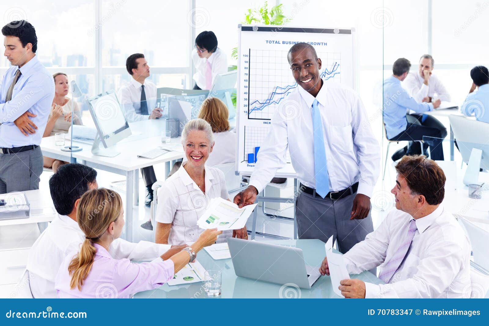 Business People Presentation Learning Corporate Concept Stock Image ...