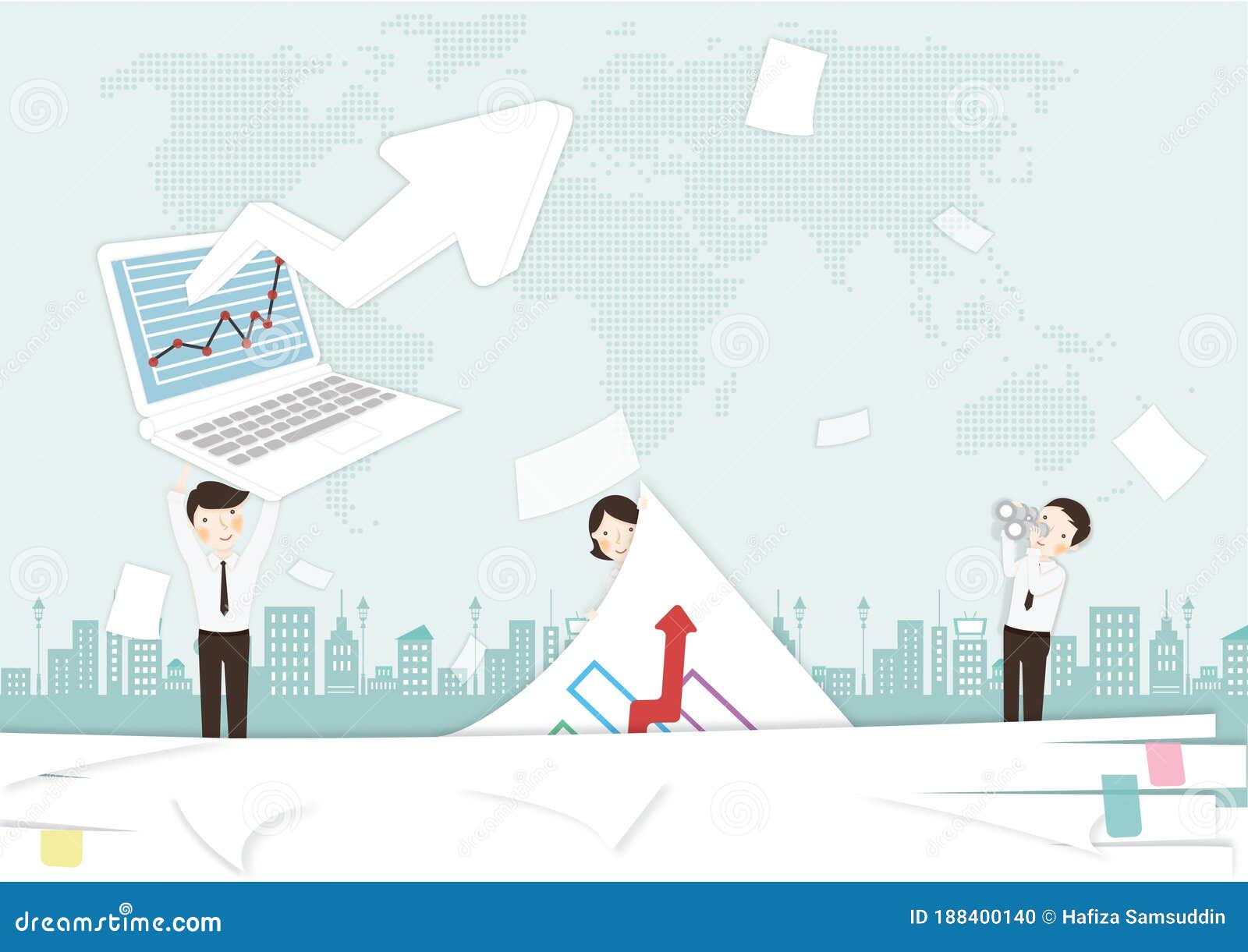 Progress Charts UI Elements Kit Vector Illustration | CartoonDealer.com ...