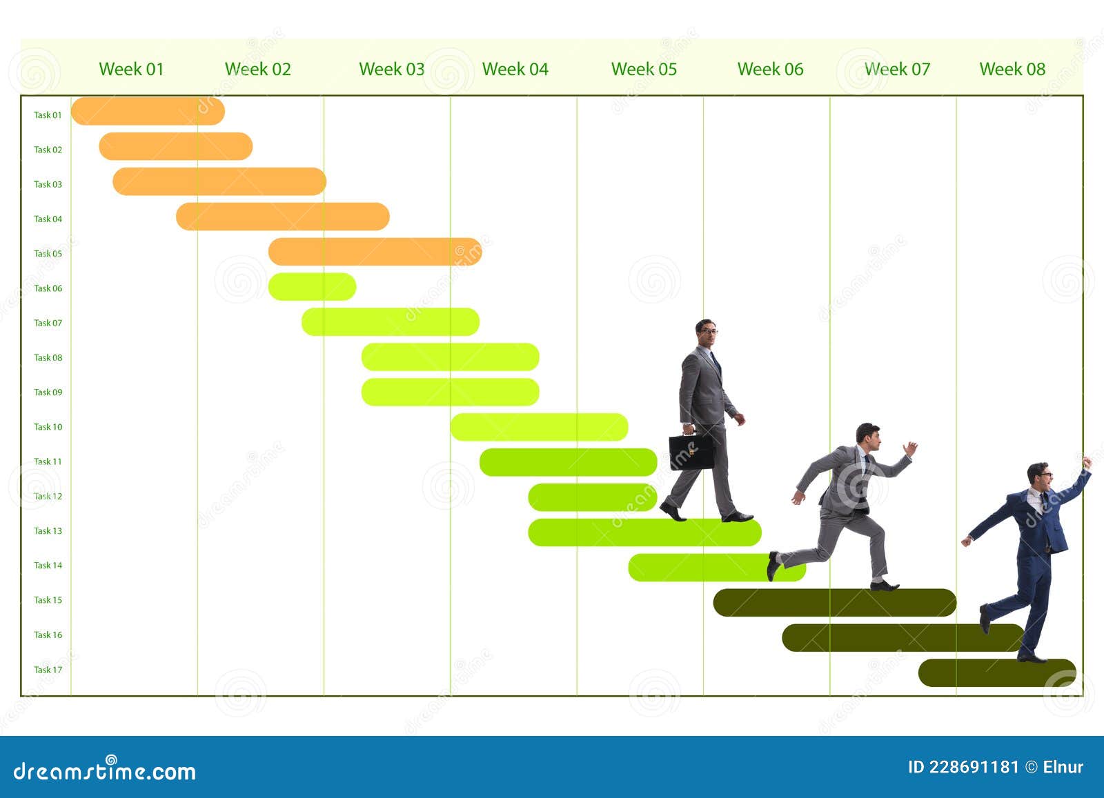 Business People in Project Management Concept Stock Image - Image of ...