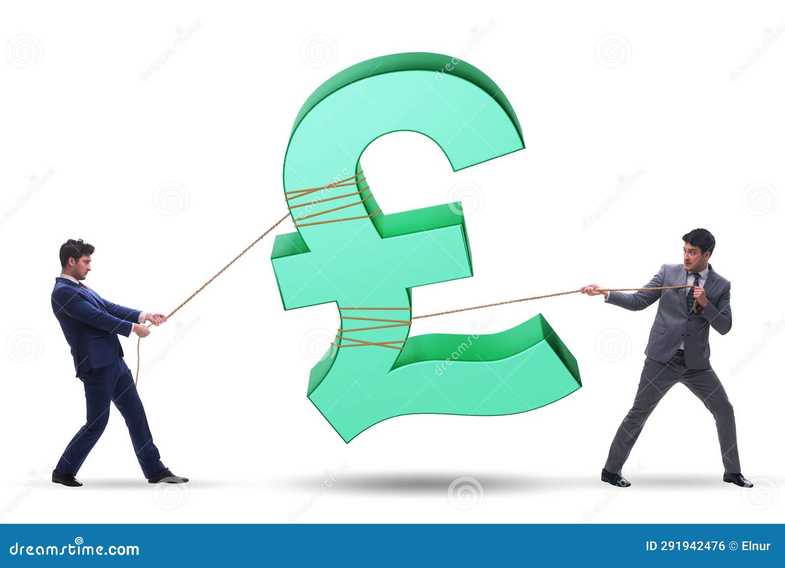 Business People Pulling Money in Investor Concept Stock Photo - Image ...