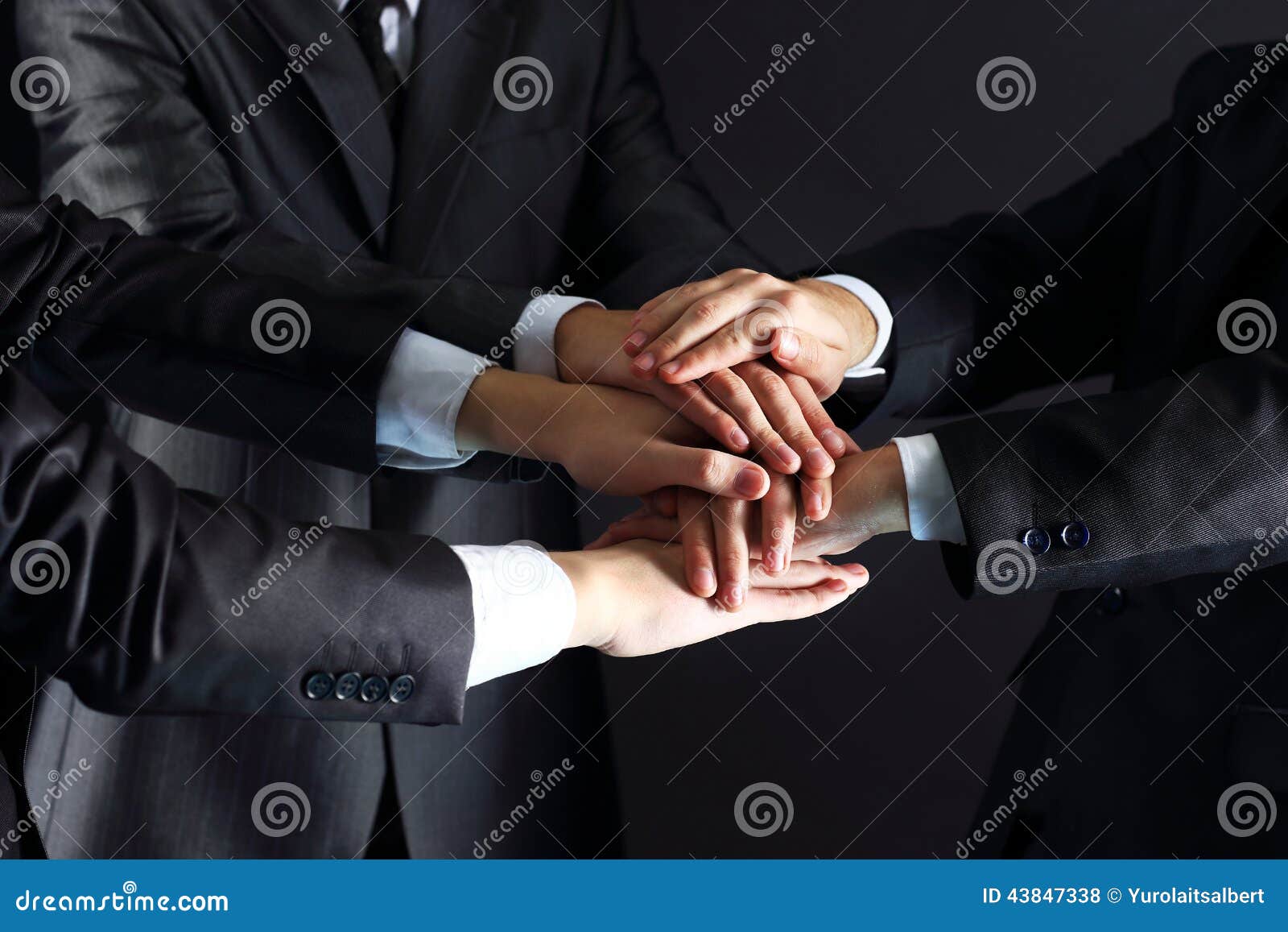 Business People Putting Their Hands Stock Photo - Image of ...