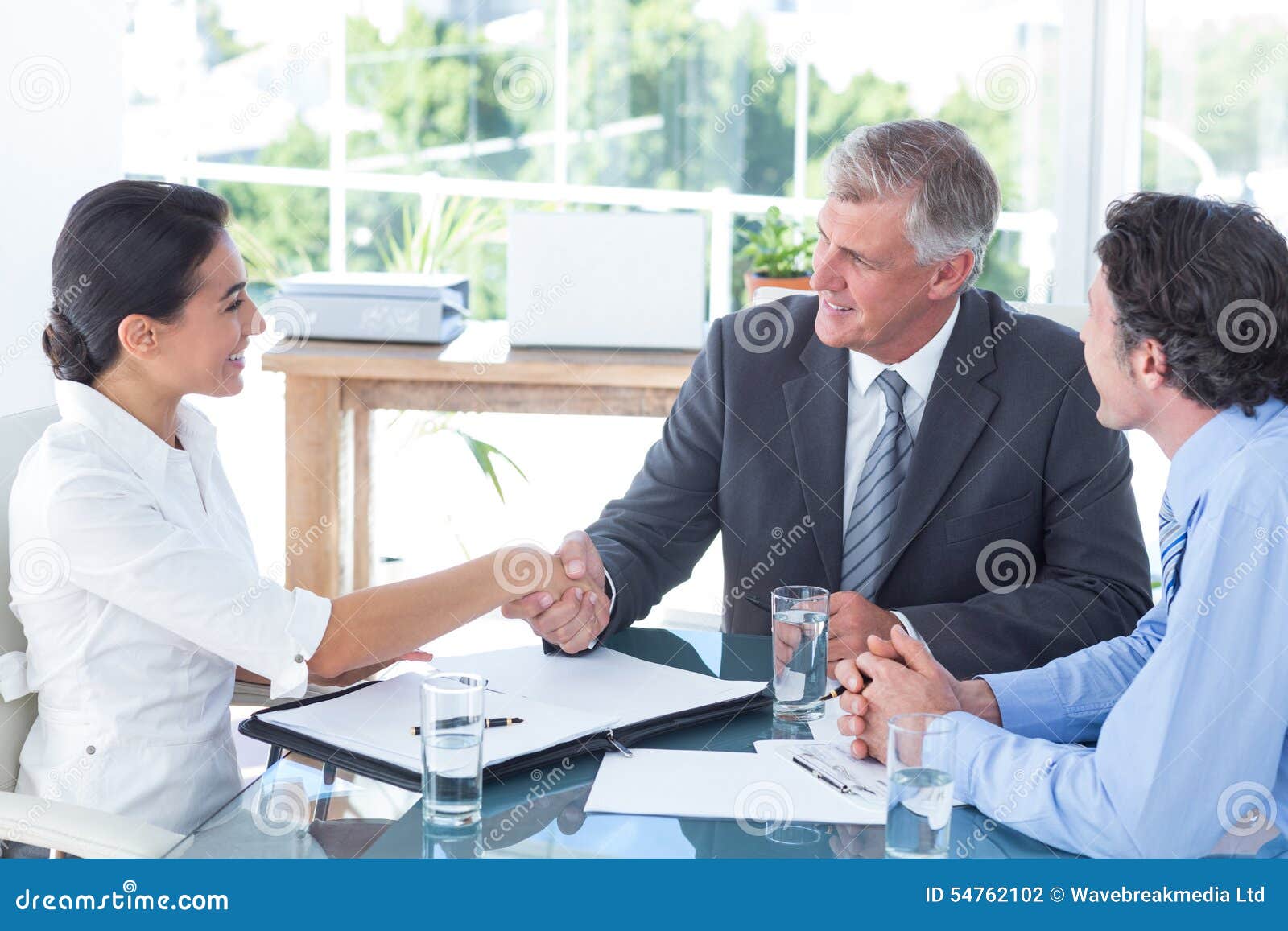 Business People Reaching an Agreement Stock Photo - Image of coworkers ...