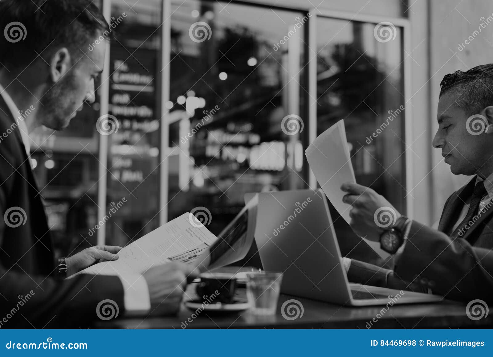 Business People Reading Data Reports Concept Stock Photo - Image of ...