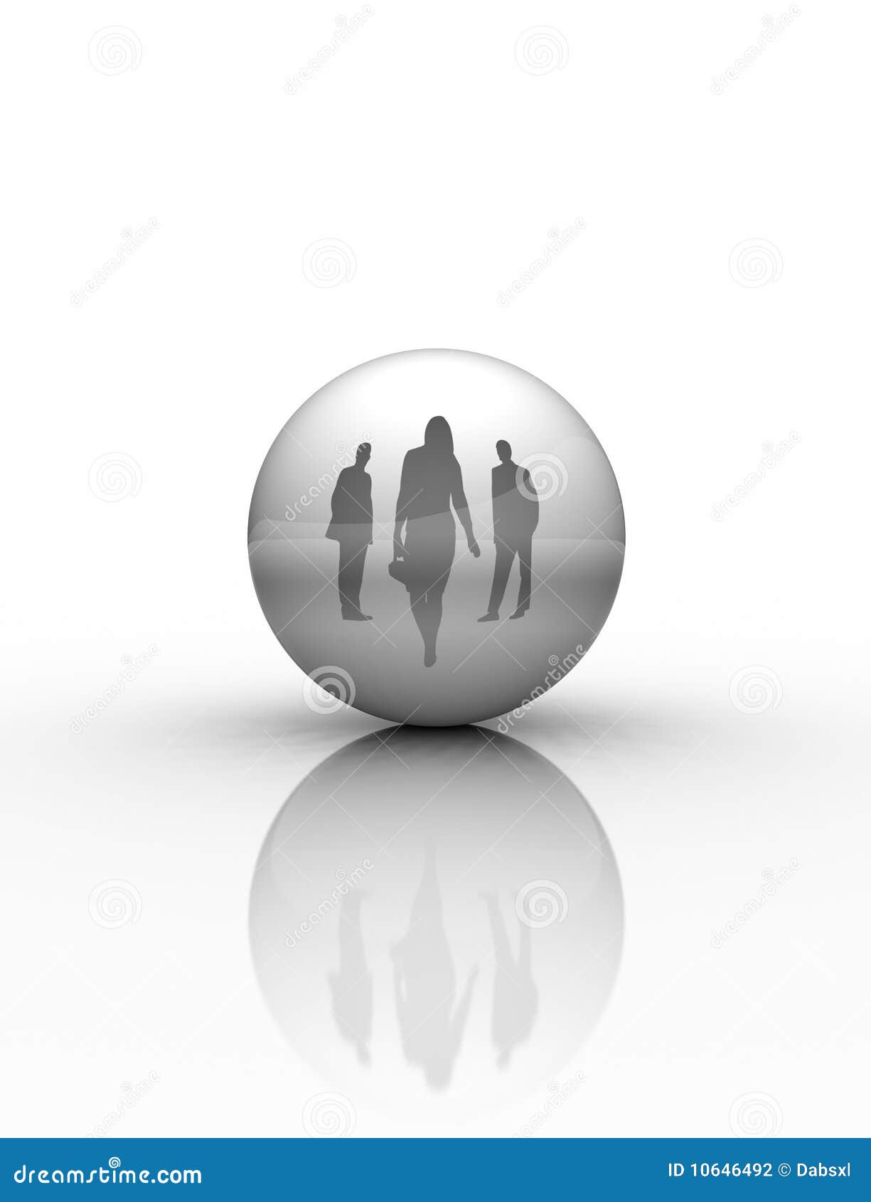 Business People Reflection stock illustration. Illustration of union ...