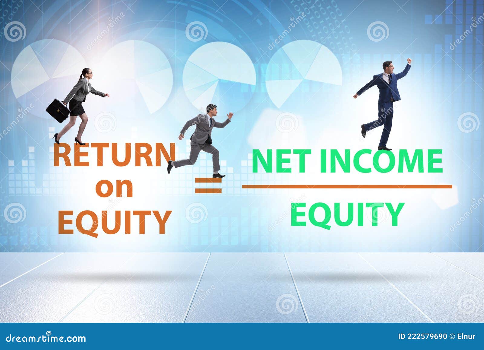 Business People in Return on Equity Concept Stock Photo - Image of ...