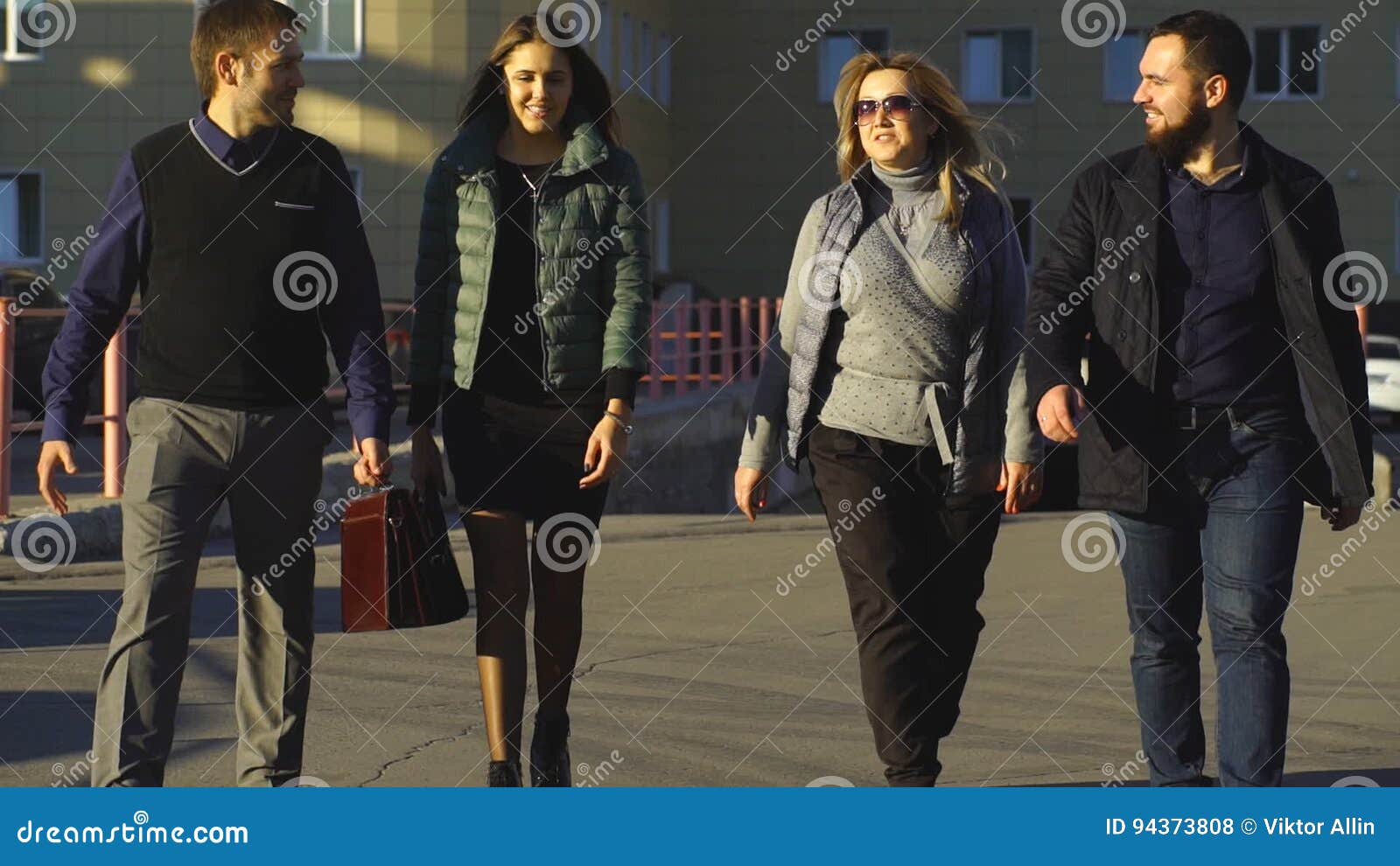Business People Returning from Work Stock Footage - Video of hour ...