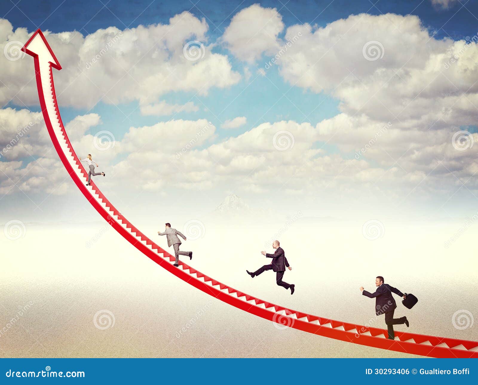 3d People Jumping Arrow Stock Photos - Free & Royalty-Free Stock Photos ...