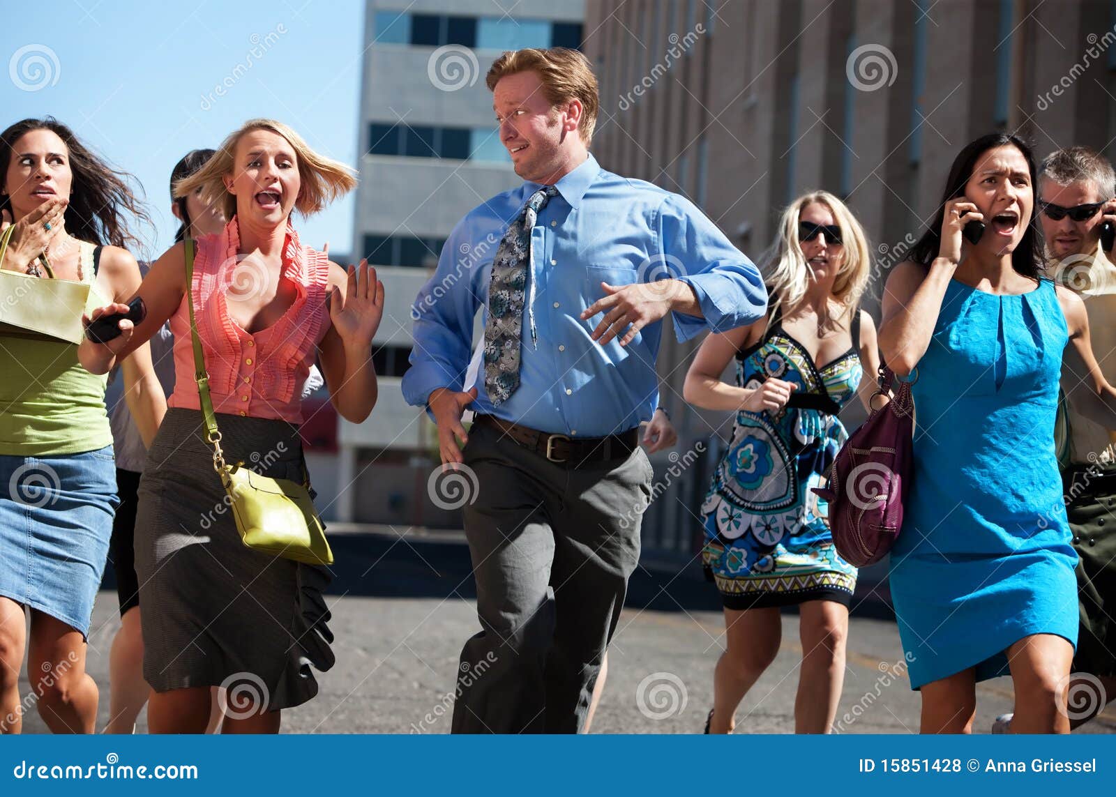 Business People Running Royalty Free Stock Photos - Image: 15851428