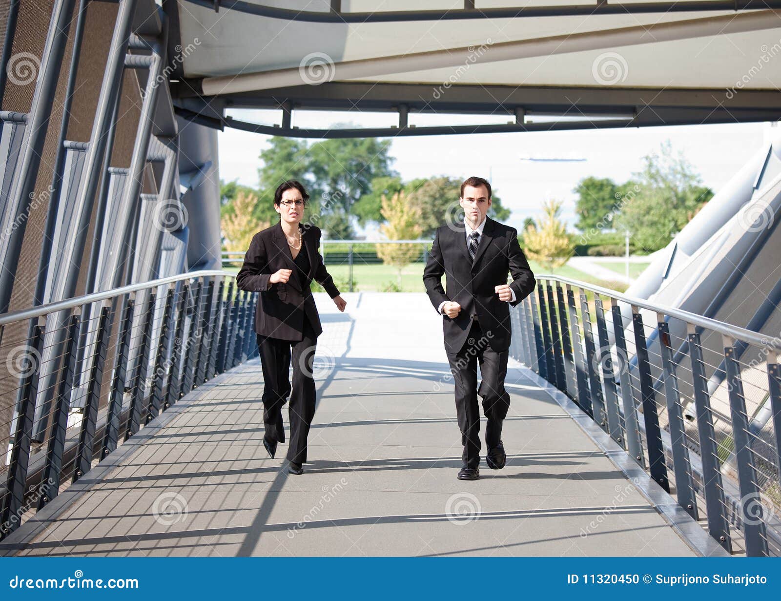 Business People in Running Competition Stock Photo - Image of diversity ...