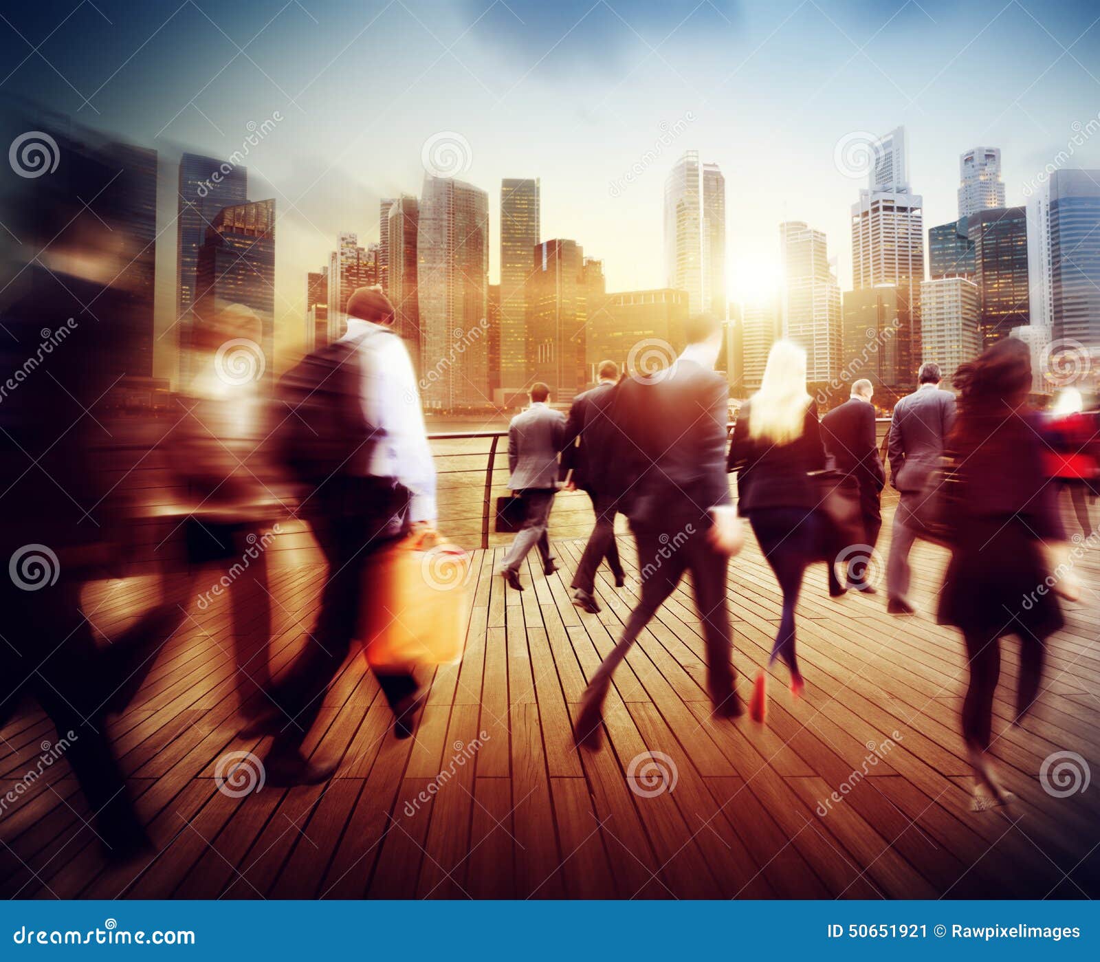 Business People Rush Hour Walking Commuting City Concept Stock Image ...