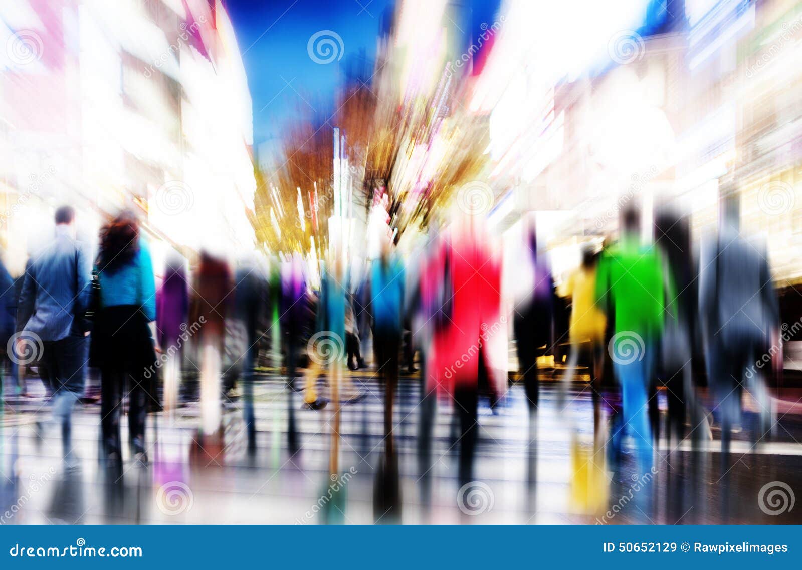 Business People Rush Hour Walking Commuting City Concept Stock Image ...