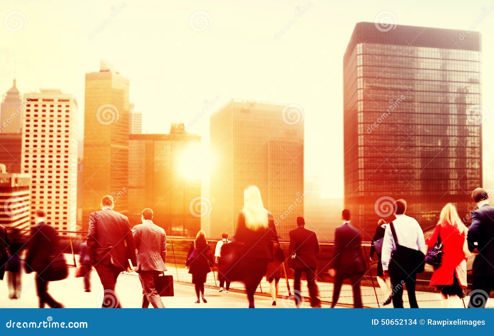 Business People Rush Hour Walking Commuting City Concept Stock Photo ...