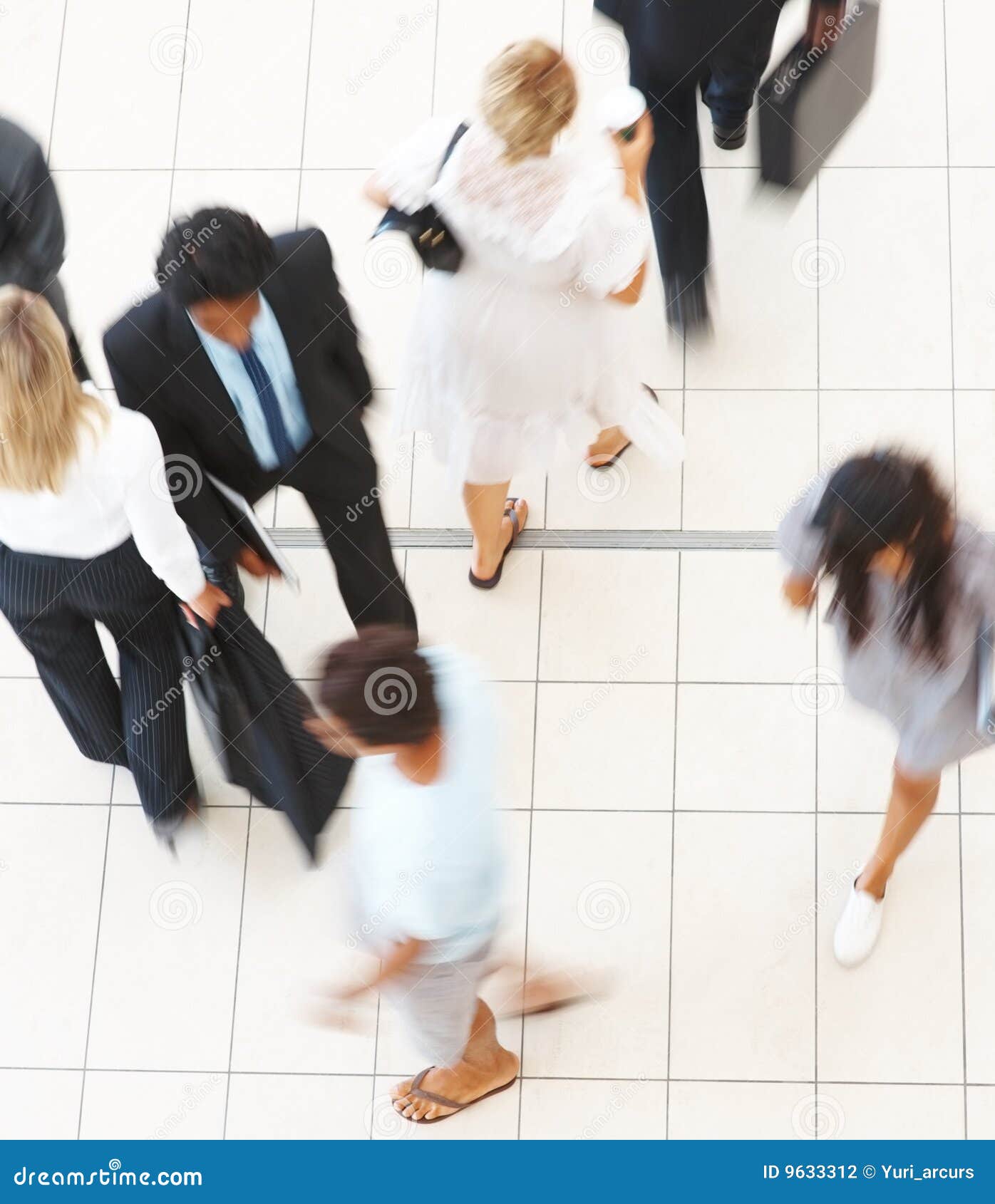 Business People Rushing on the Street Stock Photo - Image of portrait ...