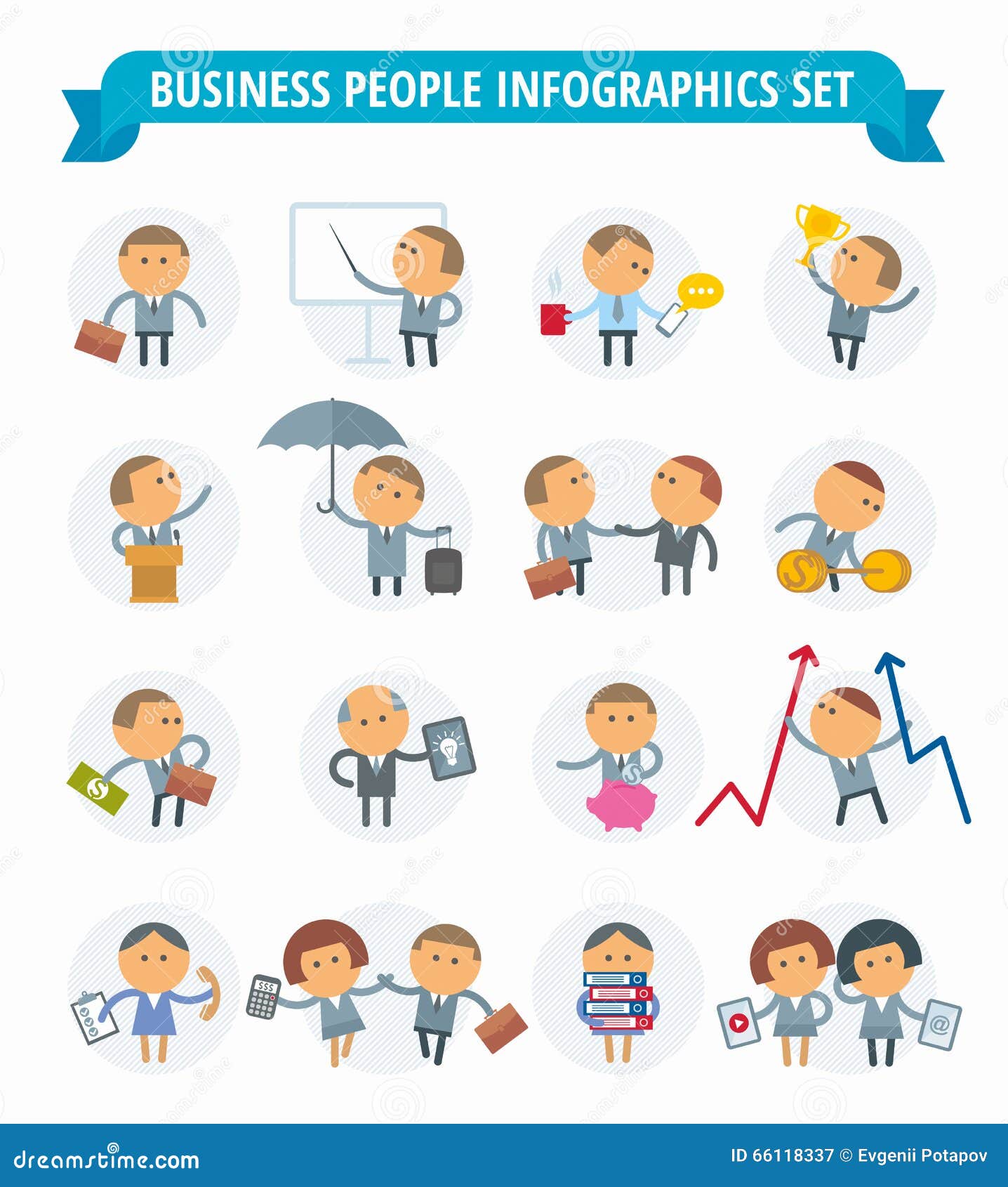 Business People stock vector. Illustration of leadership - 66118337