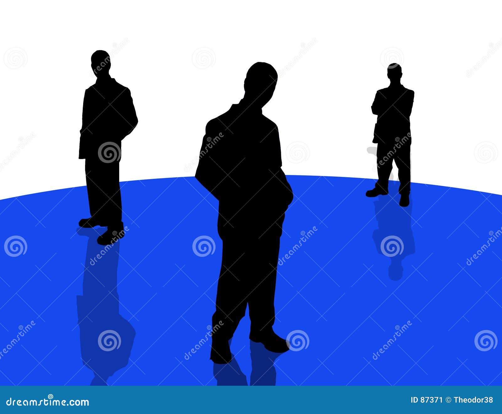 Business people shadows-5 stock illustration. Illustration of team - 87371