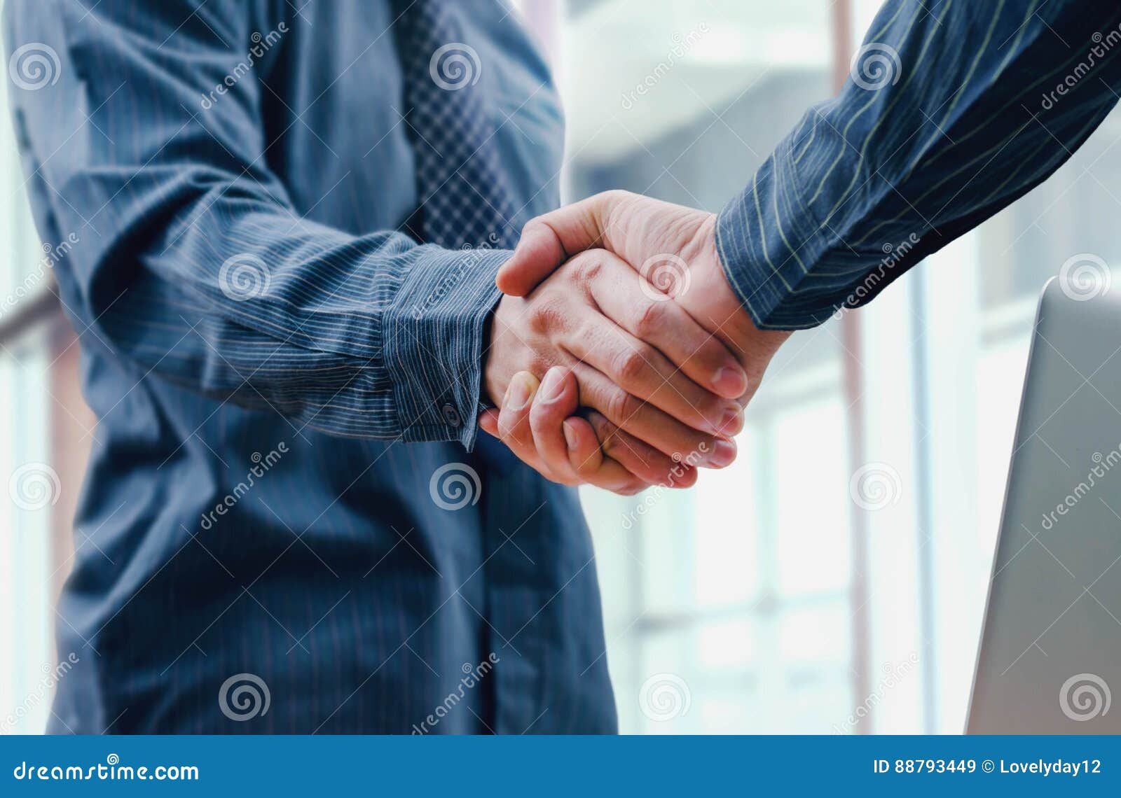 Business People Shake Hand for Partnership Stock Image - Image of ...