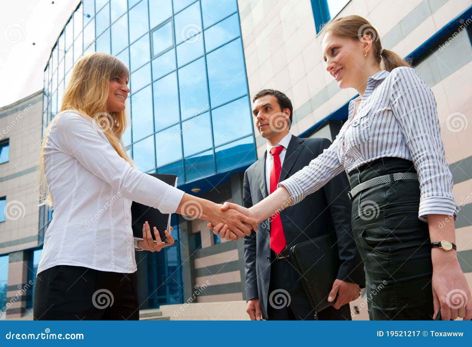 Business People Shaking Hands Stock Image - Image of office ...