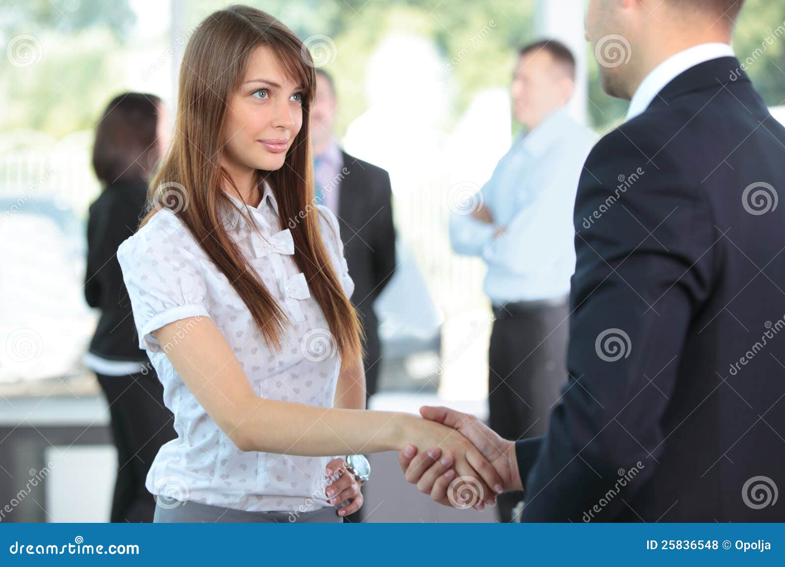 Business People Shaking Hands Stock Photo - Image of agree, agreement ...