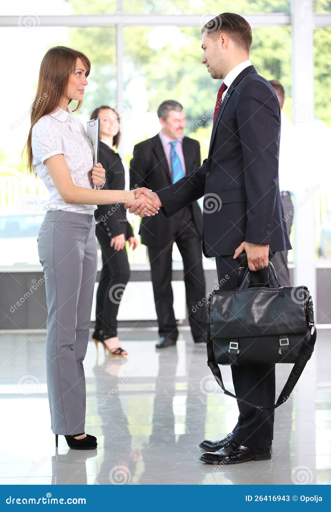 Business People Shaking Hands Stock Image - Image of corporate, male ...