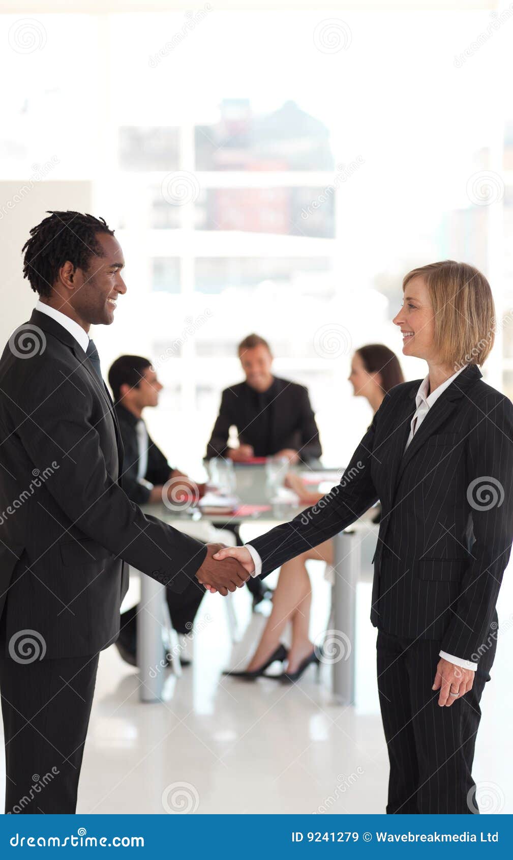 Business People Shaking Hands Stock Image - Image of executive ...