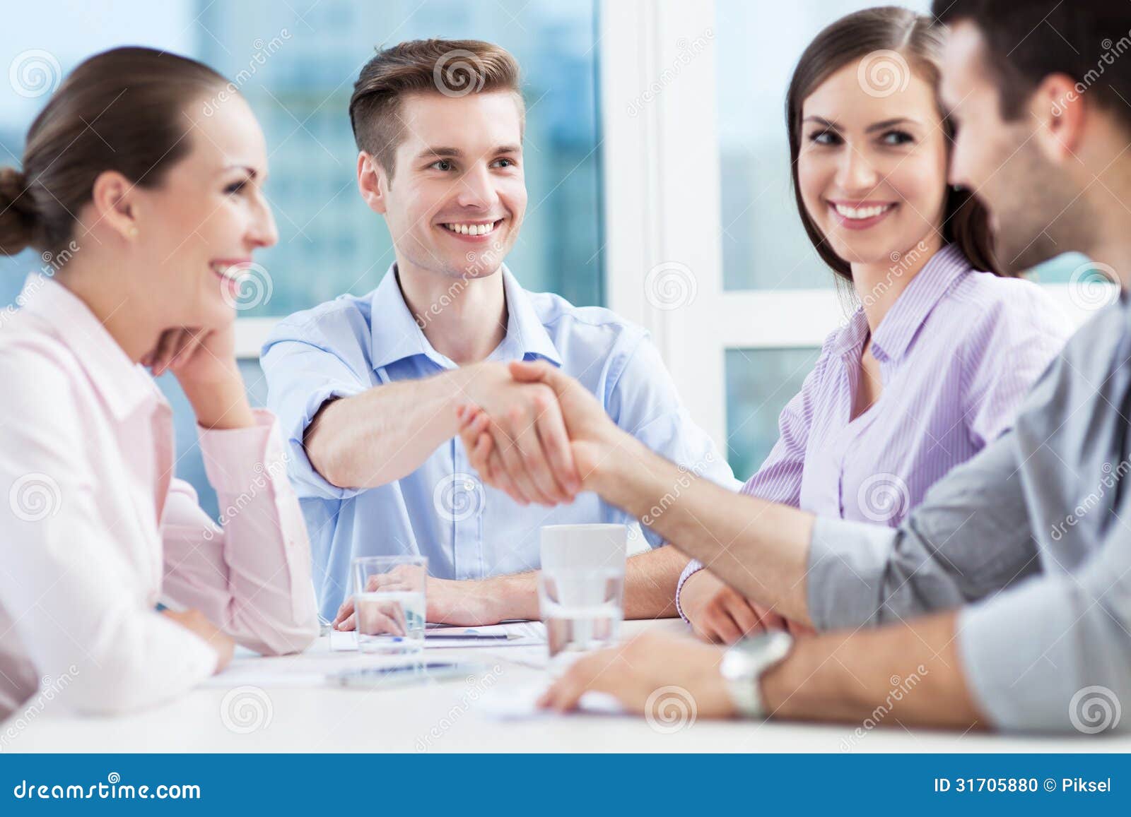 Business People Shaking Hands Stock Photo - Image of shaking, caucasian ...