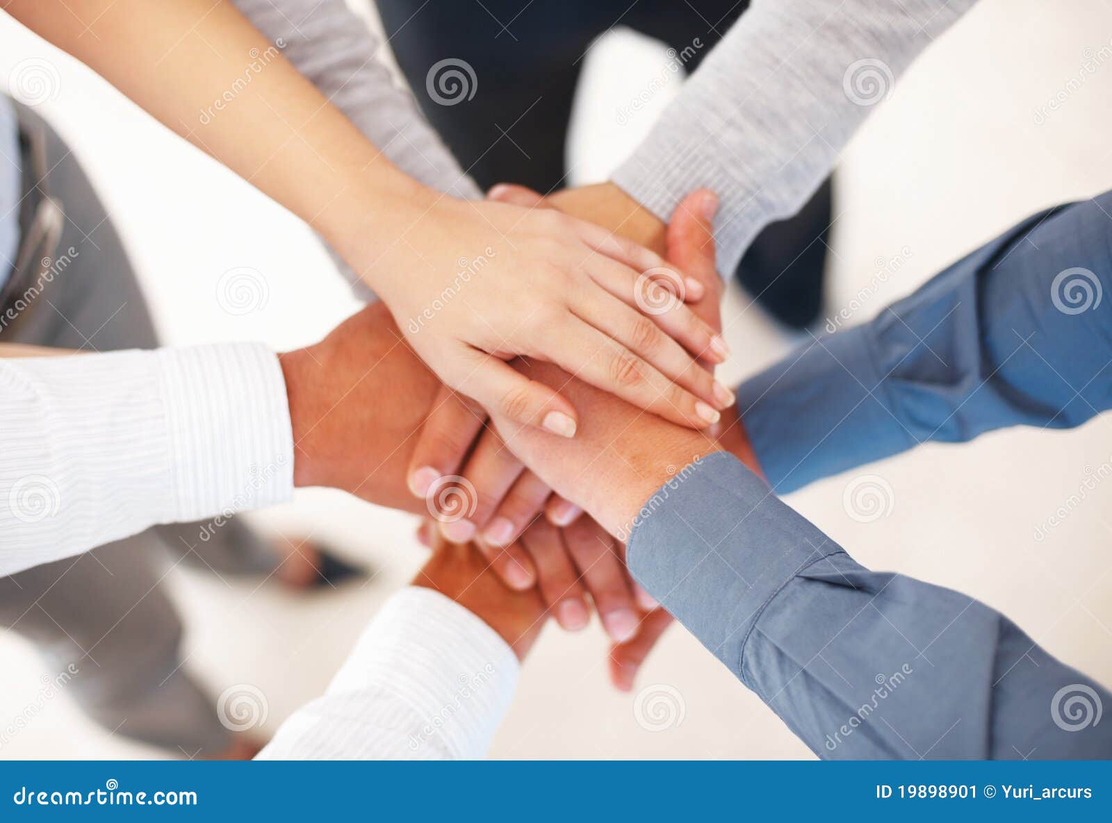 Business People Showing Unity Stock Image - Image of people, executive ...