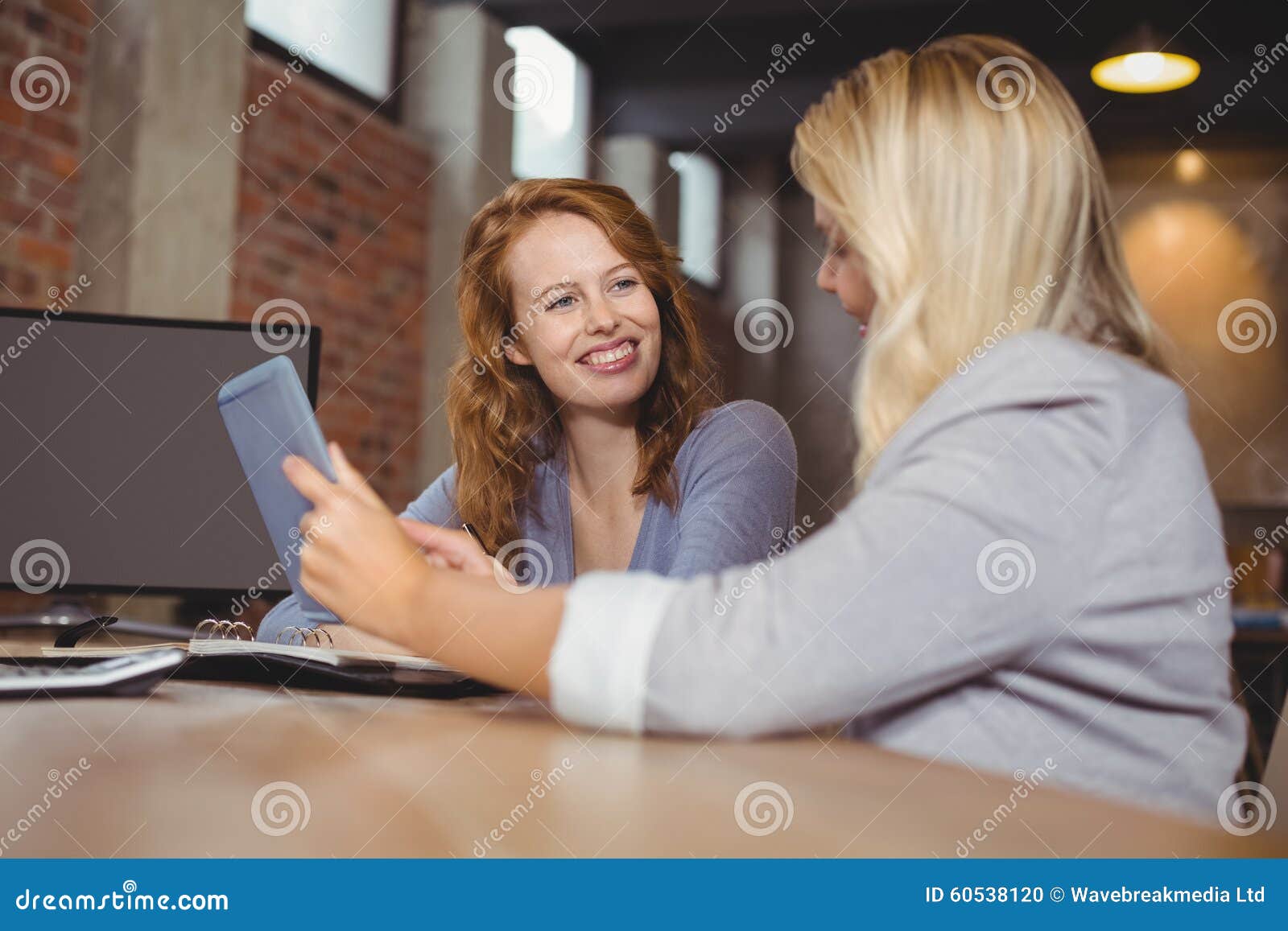 Business People Smiling during Interaction Stock Photo - Image of happy ...