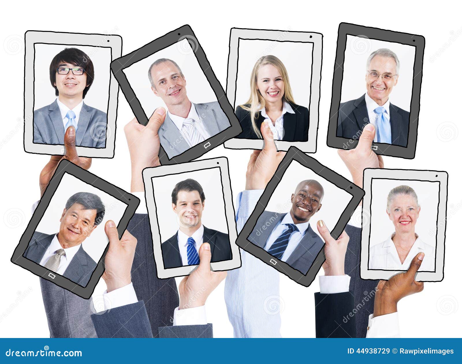 Business People and Social Networking Concepts Stock Image - Image of ...