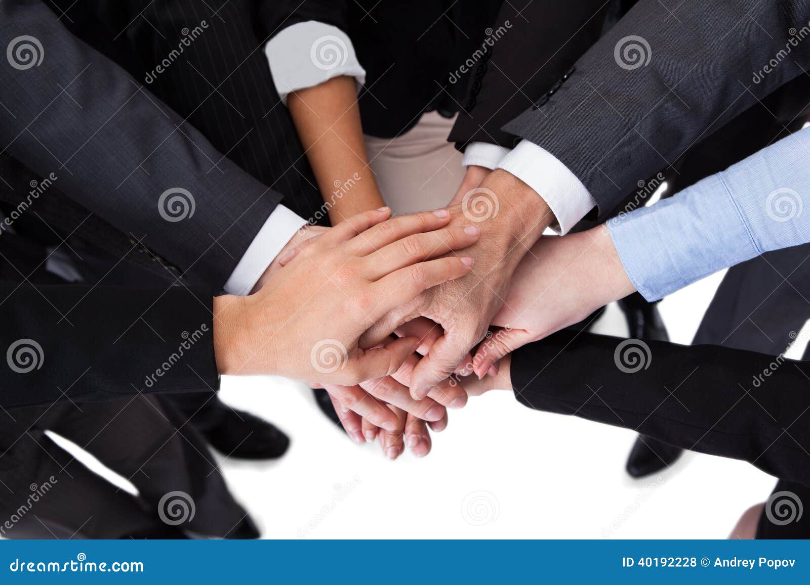 Business People Stacking Hands Stock Photo - Image of closeup, group ...