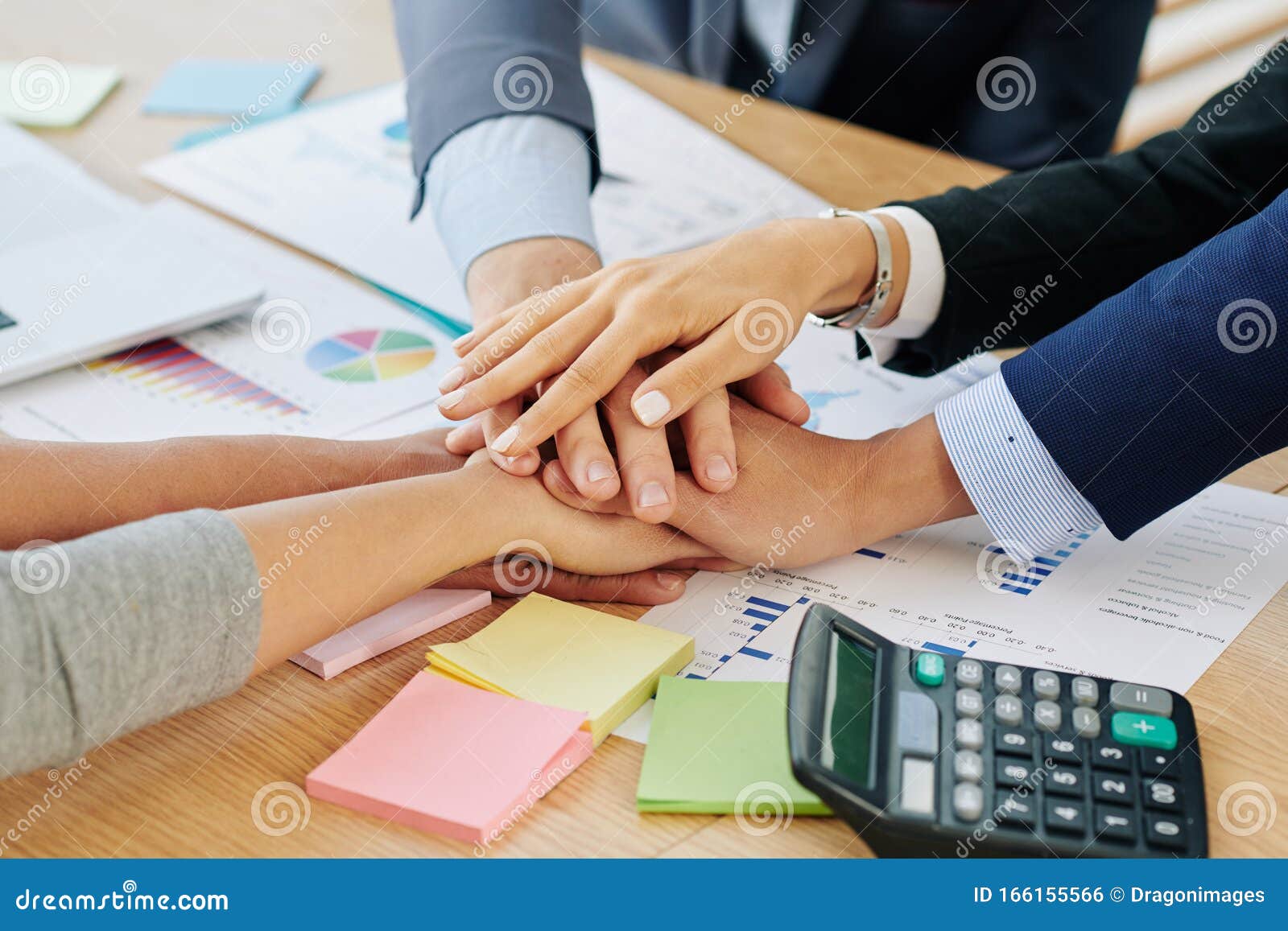 Business People Stacking Hands Stock Photo - Image of beauty ...