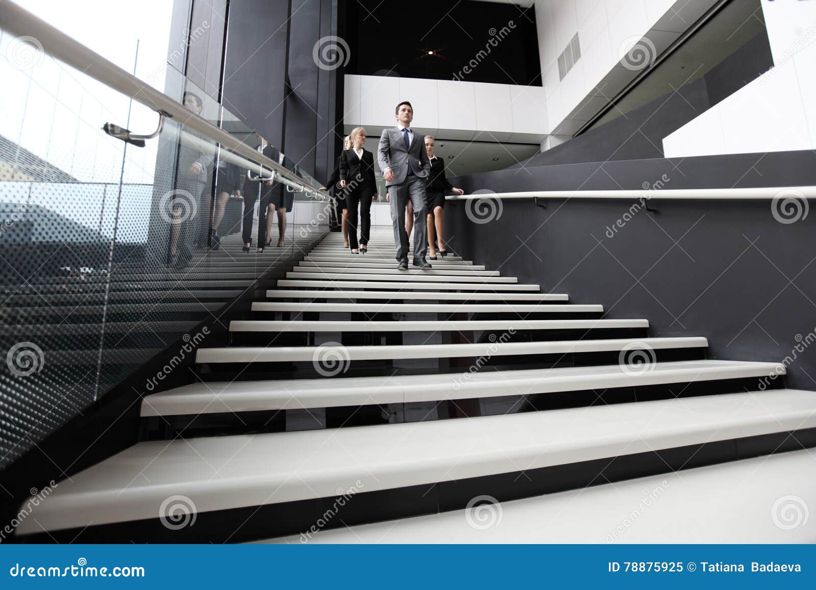 Business people on stairs stock image. Image of women - 78875925