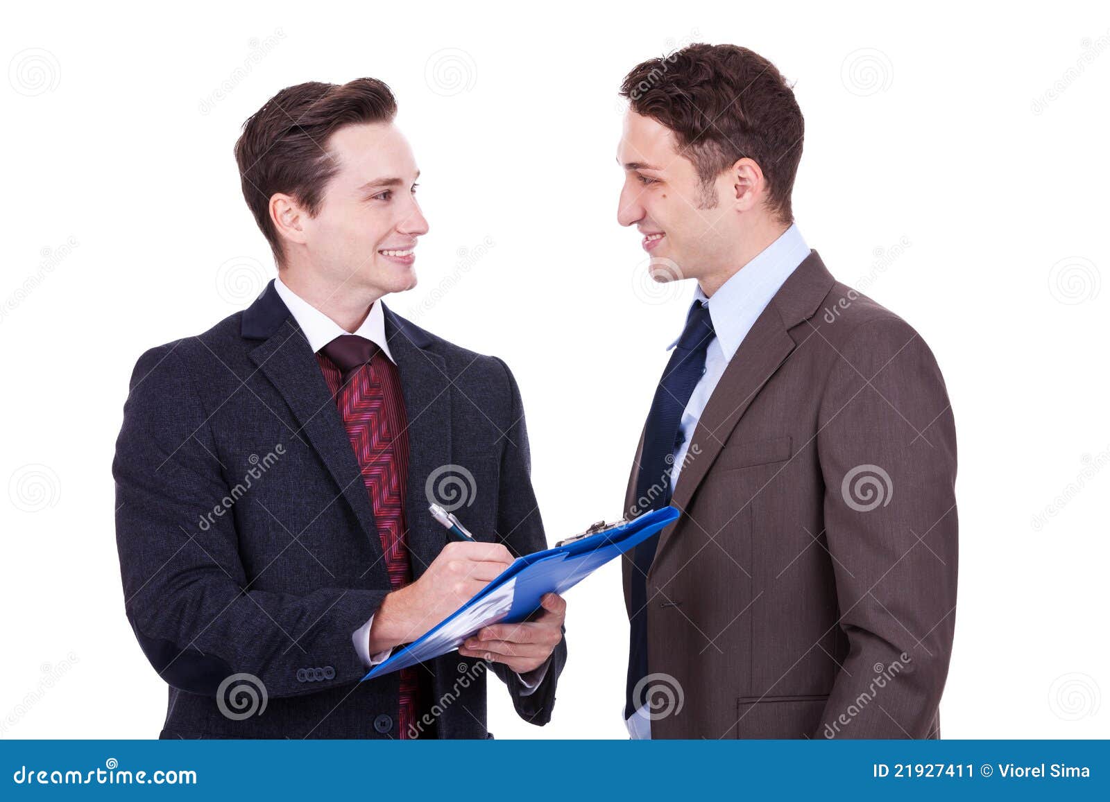 Business People Standing Working in Team Stock Image - Image of ...