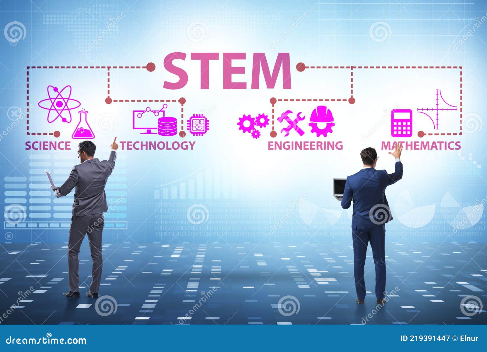 Business People in STEM Education Concept Stock Image - Image of ...