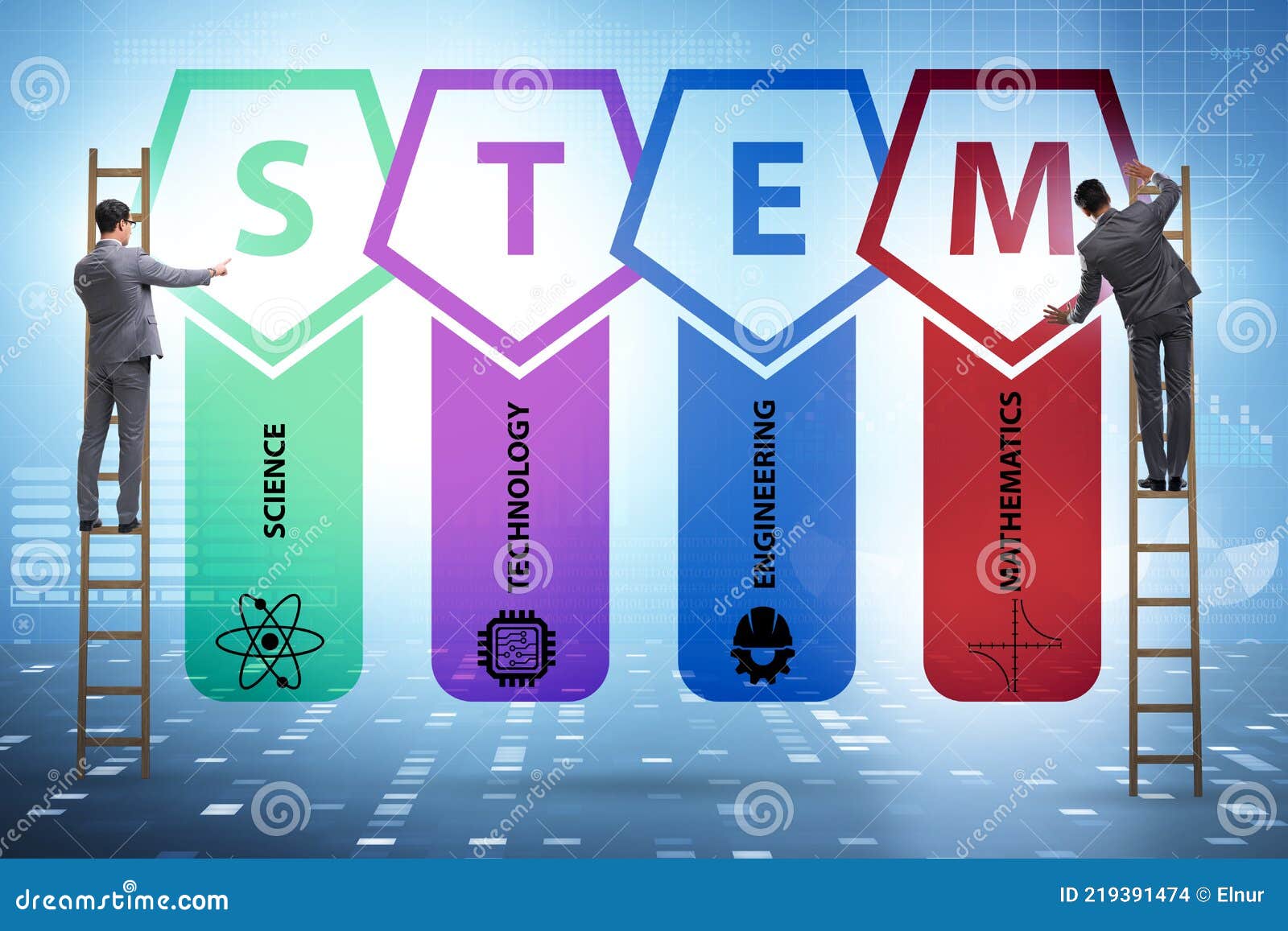 Business People in STEM Education Concept Stock Photo - Image of ...