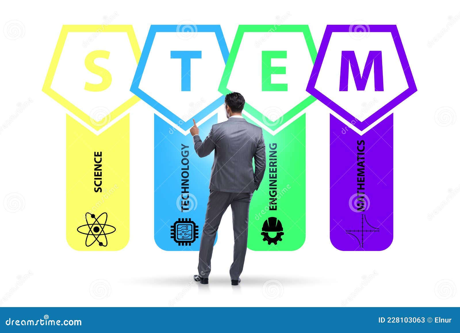 Business People in STEM Education Concept Stock Image - Image of ...