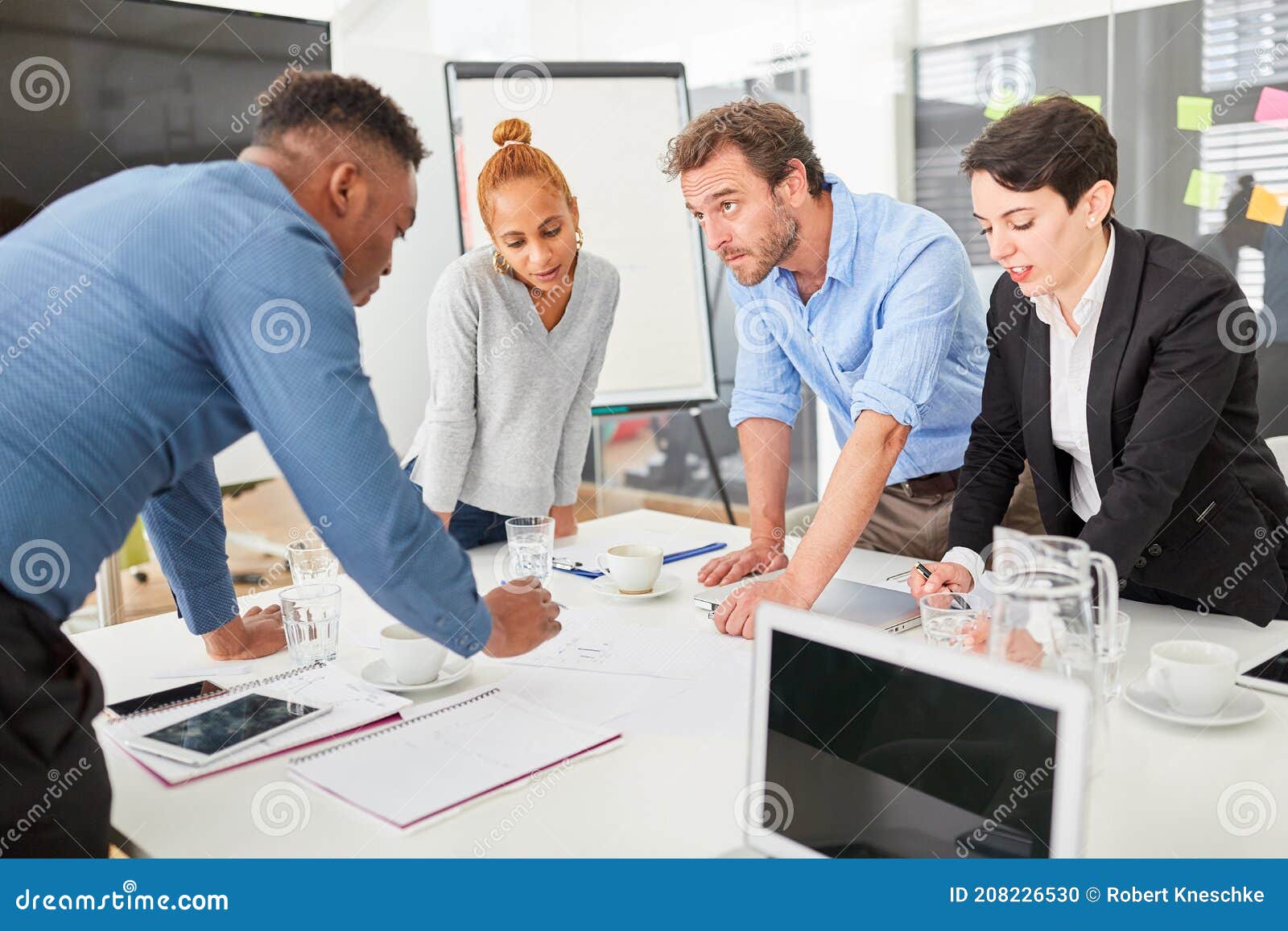 Business People in Strategy Planning Stock Photo - Image of conference ...