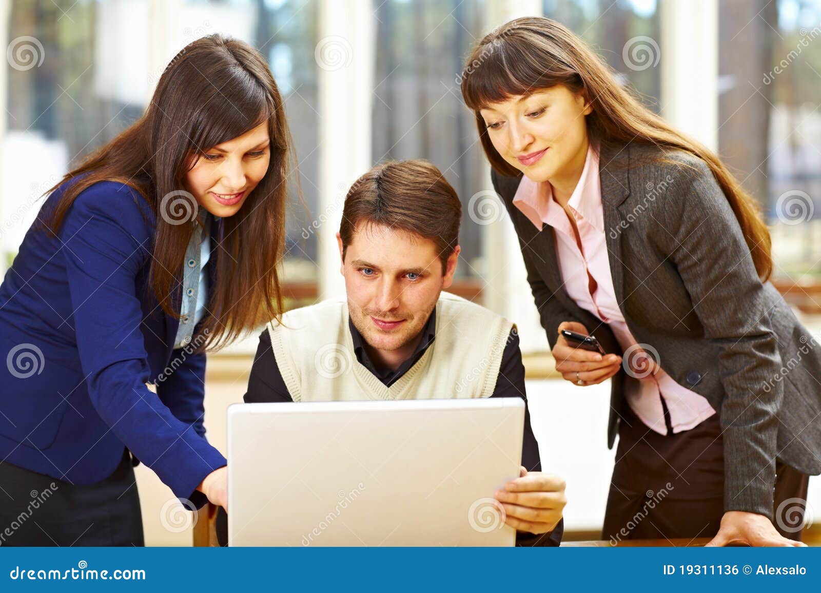 Business People at the Table Stock Photo - Image of businesswoman, busy ...