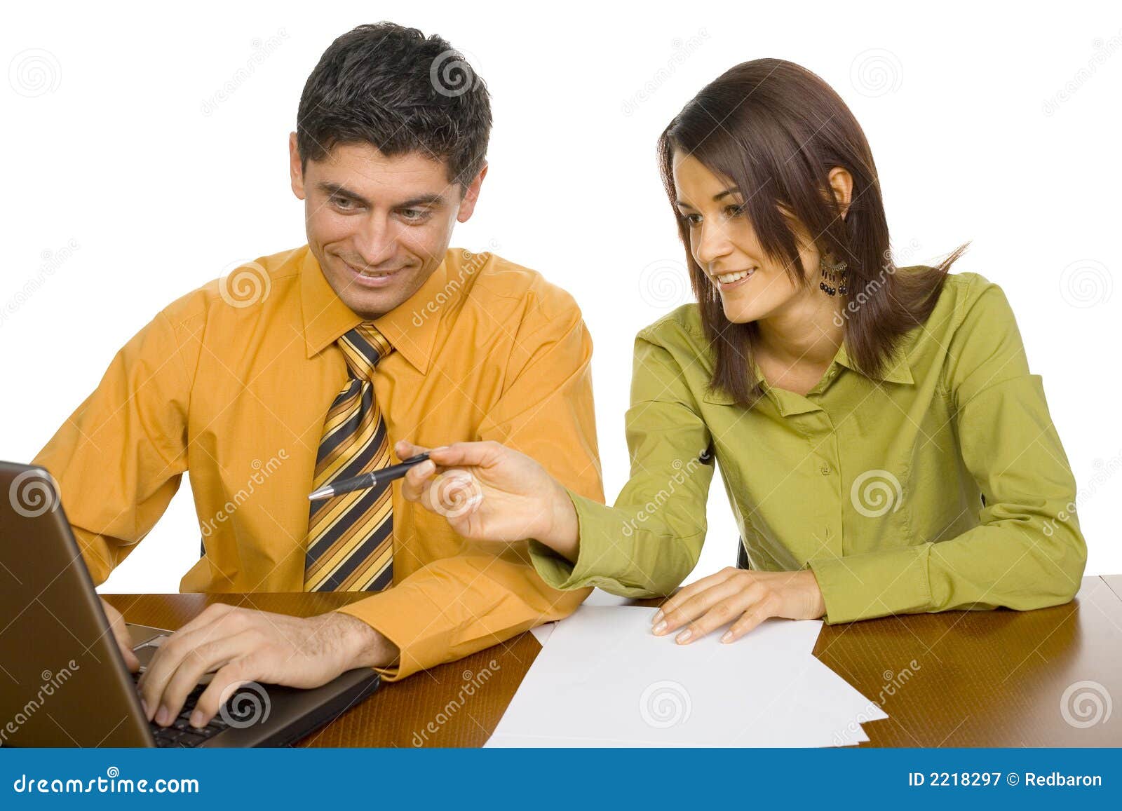 Business People at the Table Stock Image - Image of sitting, people ...