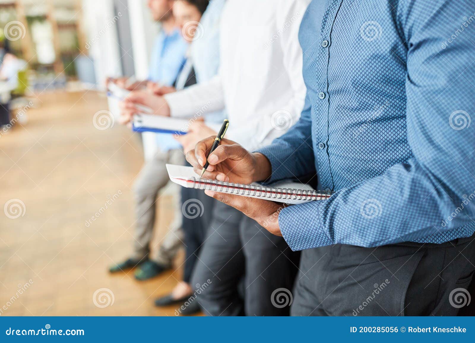 Business People Take Notes in the Office Stock Photo - Image of stand ...