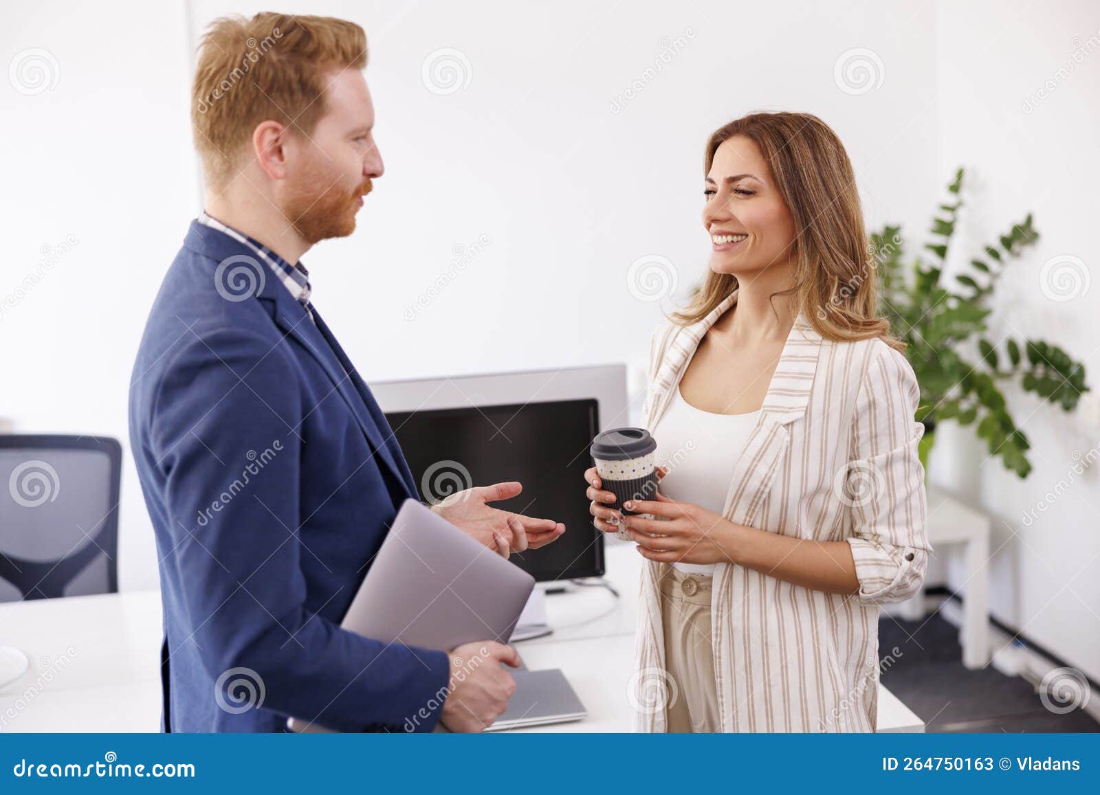 Business People Taking a Coffee Break Stock Image - Image of casual ...