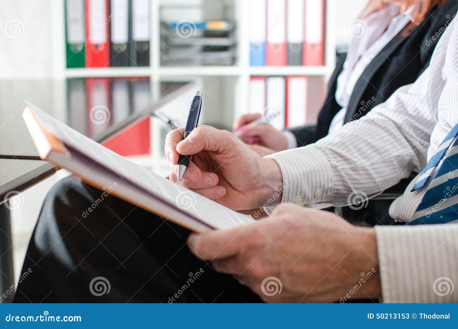 Business People Taking Notes Stock Image - Image of notes, office: 50213153
