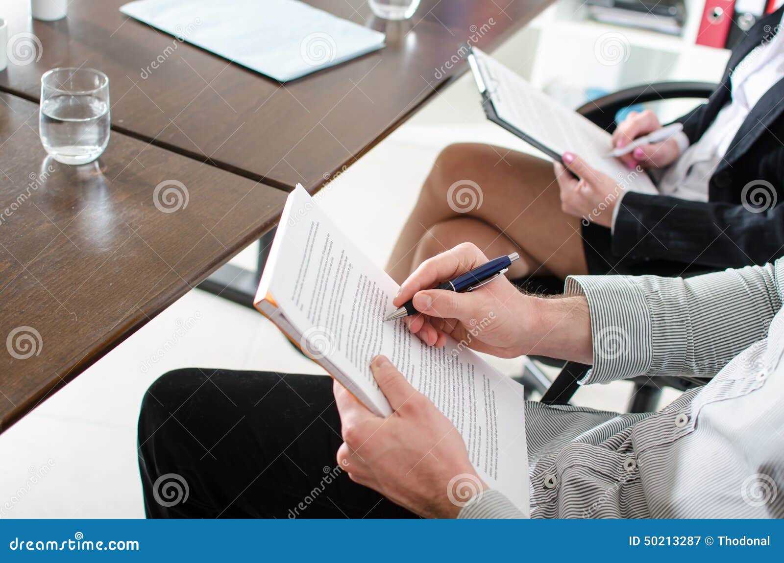 Business People Taking Notes Stock Image - Image of school, group: 50213287