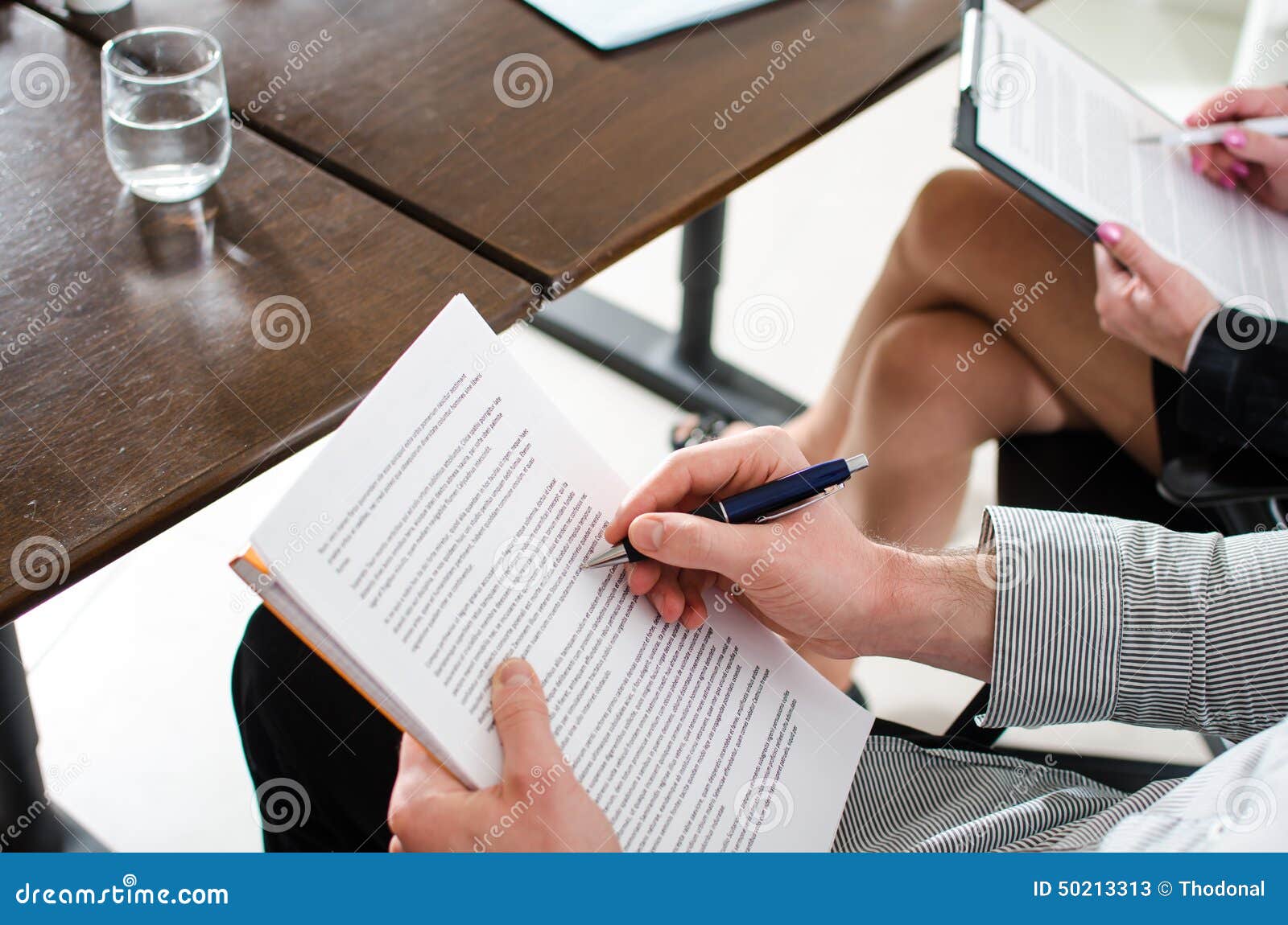 Business People Taking Notes Stock Image - Image of training, student ...
