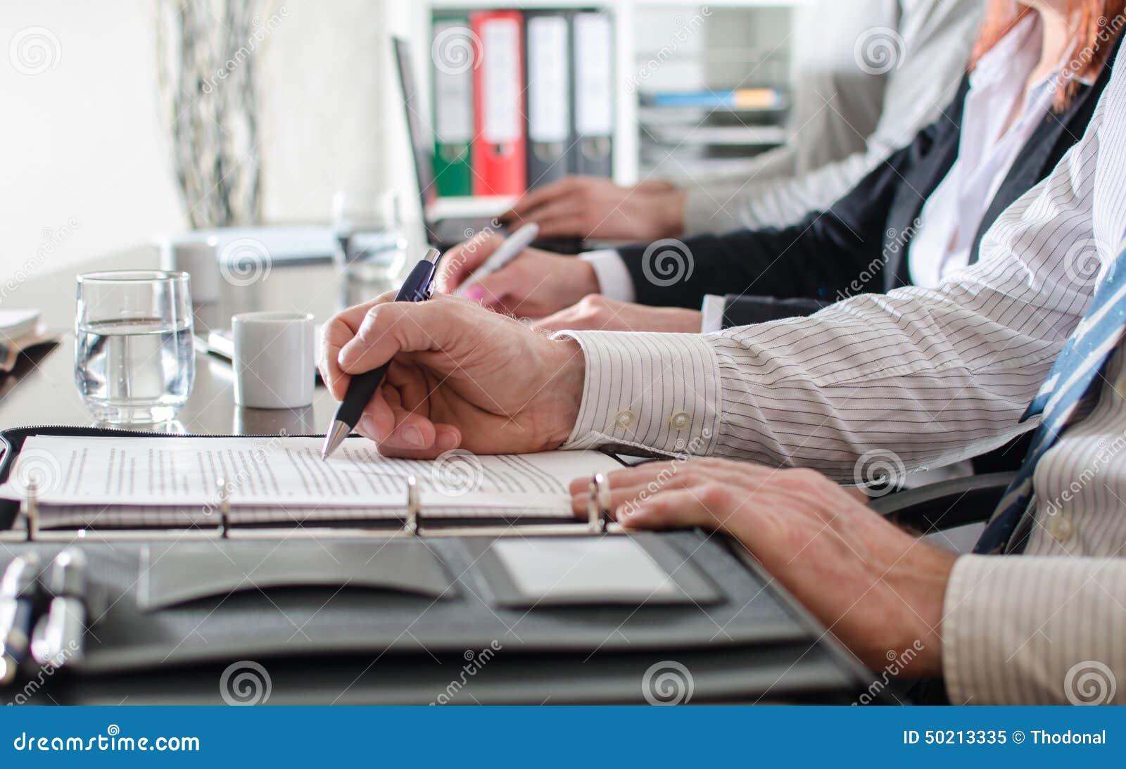Business People Taking Notes Stock Image - Image of notes, training ...