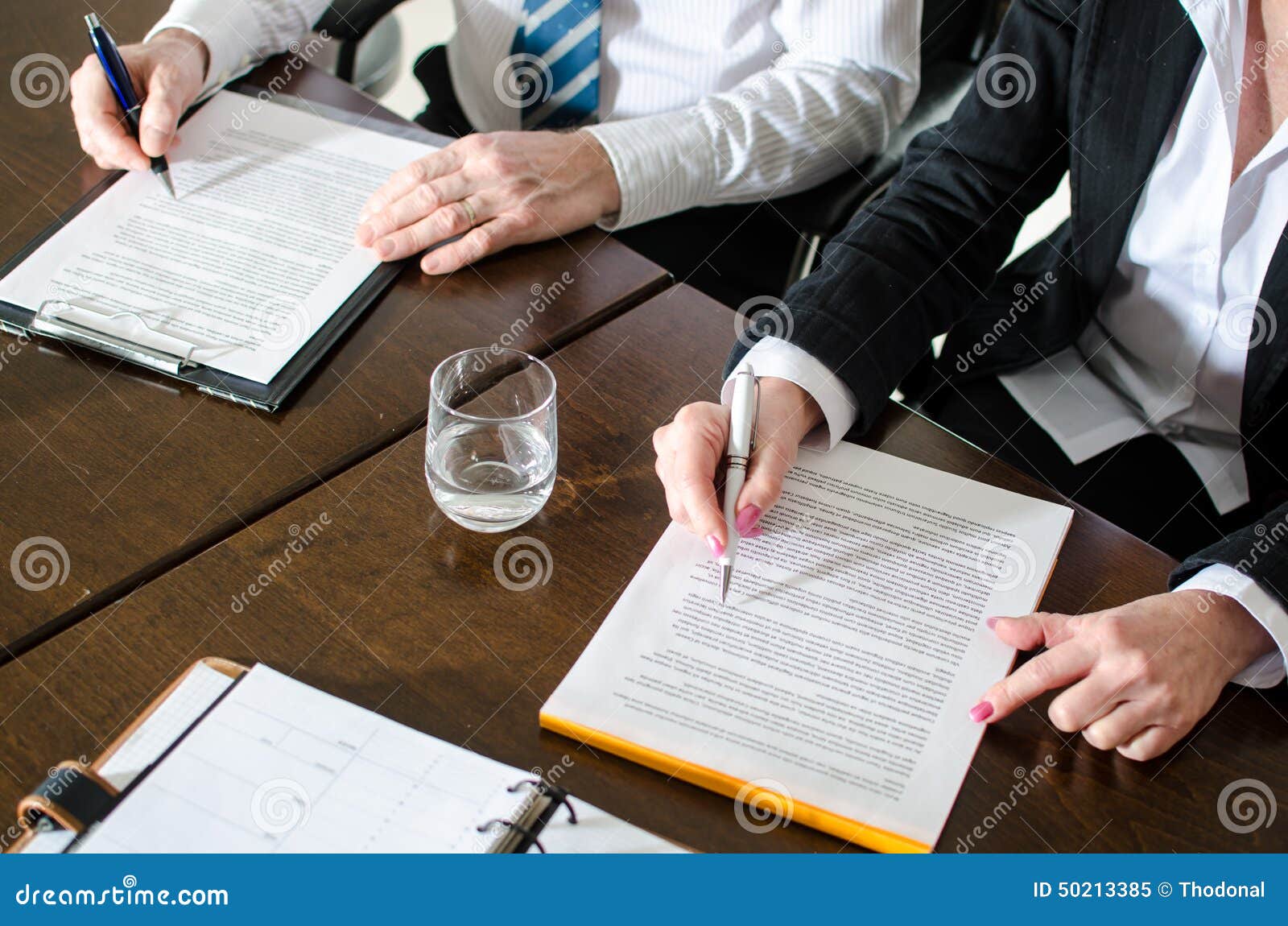 Business People Taking Notes Stock Image - Image of seminar, conference ...