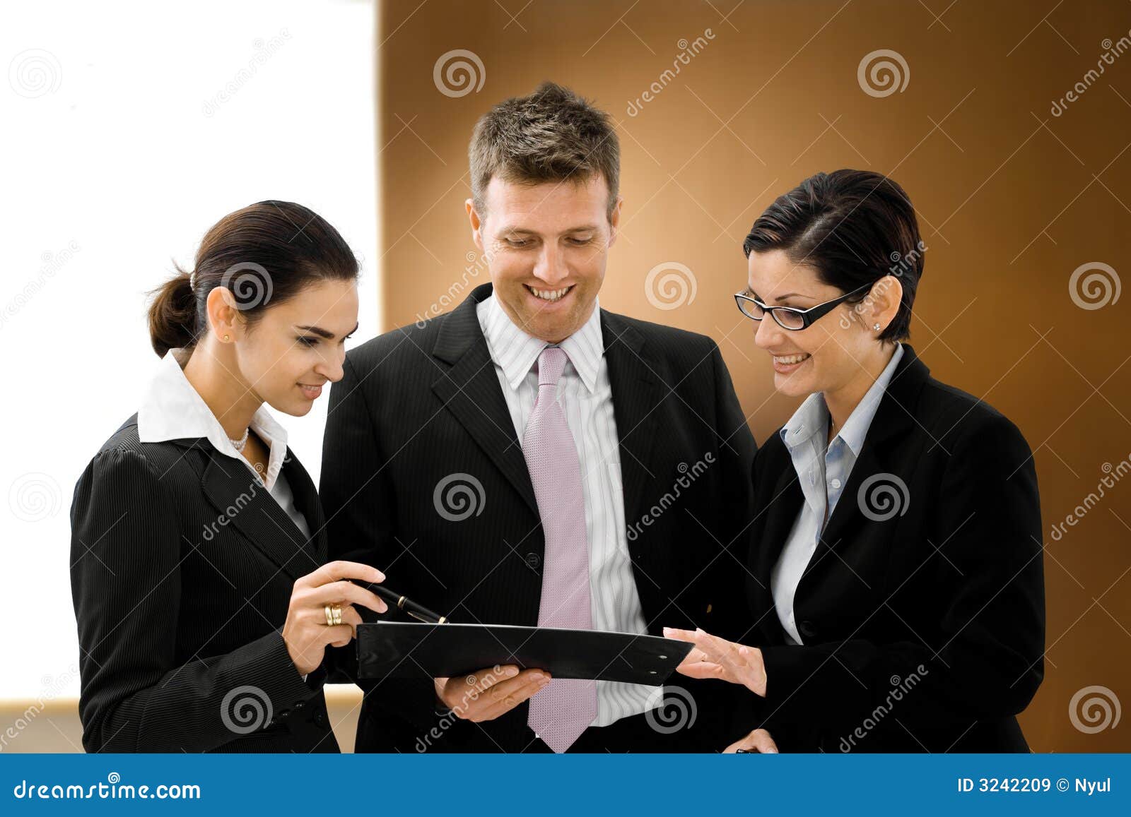 Business people talking stock image. Image of executive - 3242209