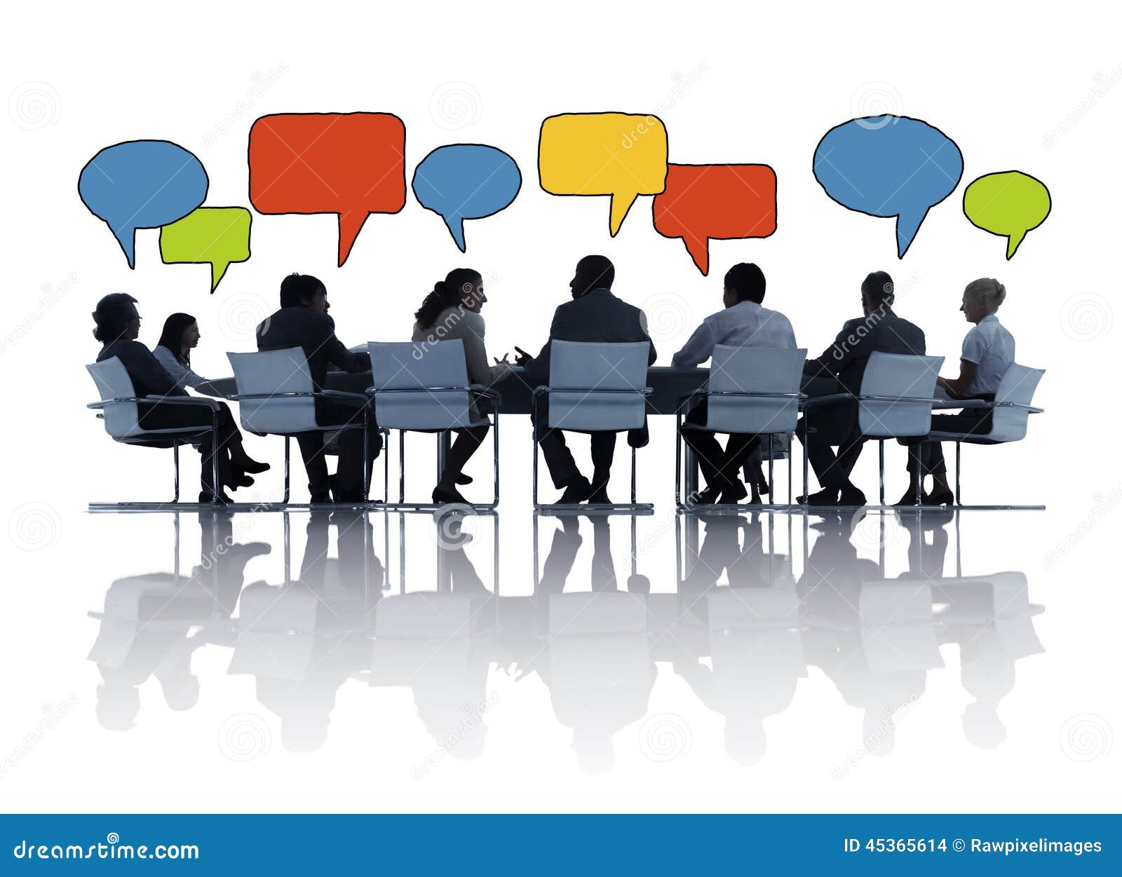 Business People Talking in a Board Room Stock Photo - Image of seminar ...