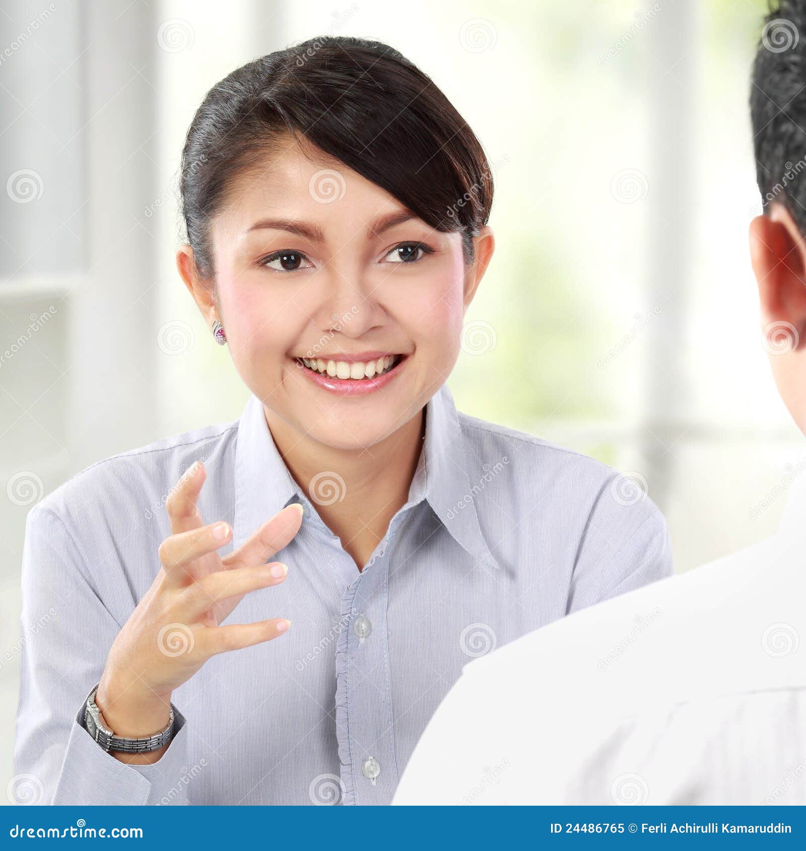 Business People Talking on Business Meeting Stock Image - Image of ...