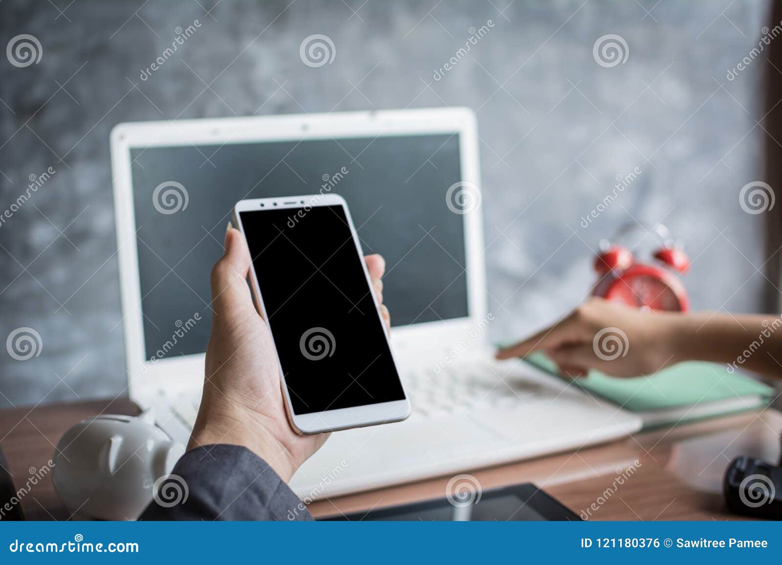 Business People Talking about a Document Stock Photo - Image of office ...