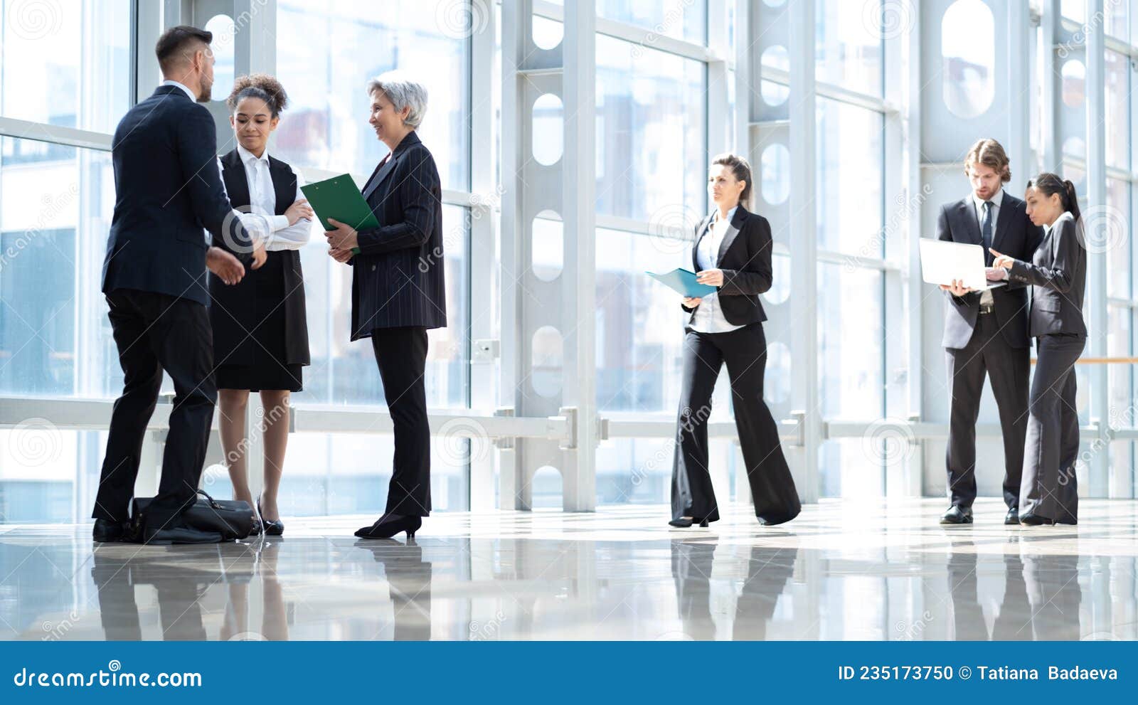 Business People Talking about Documents Stock Photo - Image of people ...